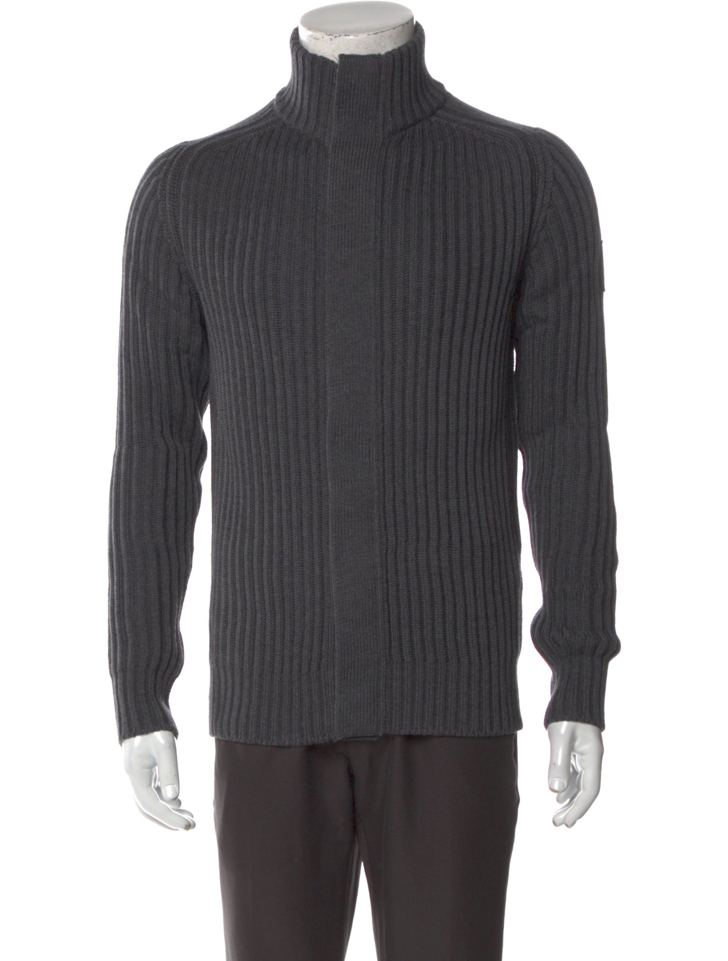Canada Goose Merino Wool Turtleneck Cardigan w/ Tags - Grey Sweaters ...