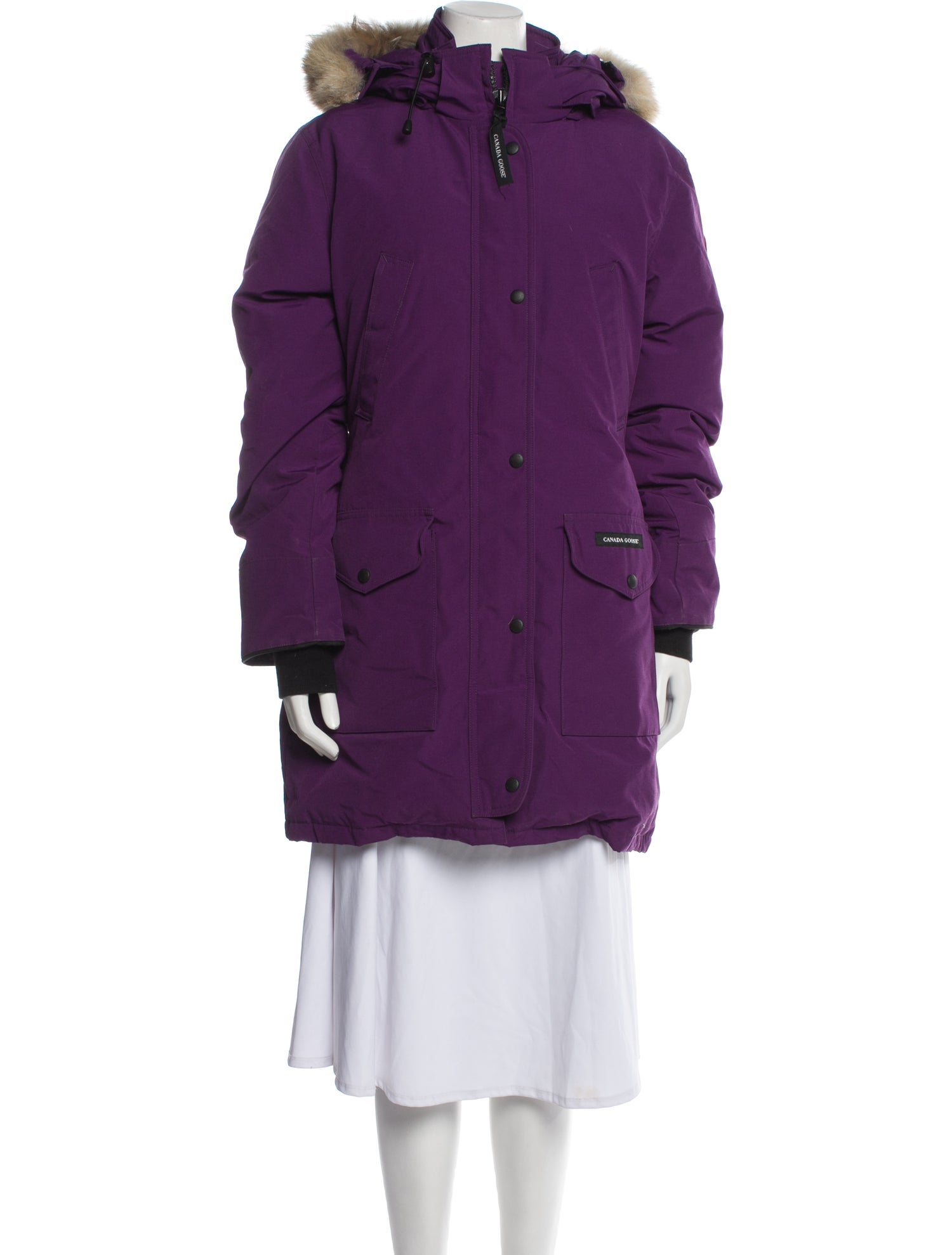 Canada Goose Down Coat - Purple Coats, Clothing - CDO47022 | The RealReal