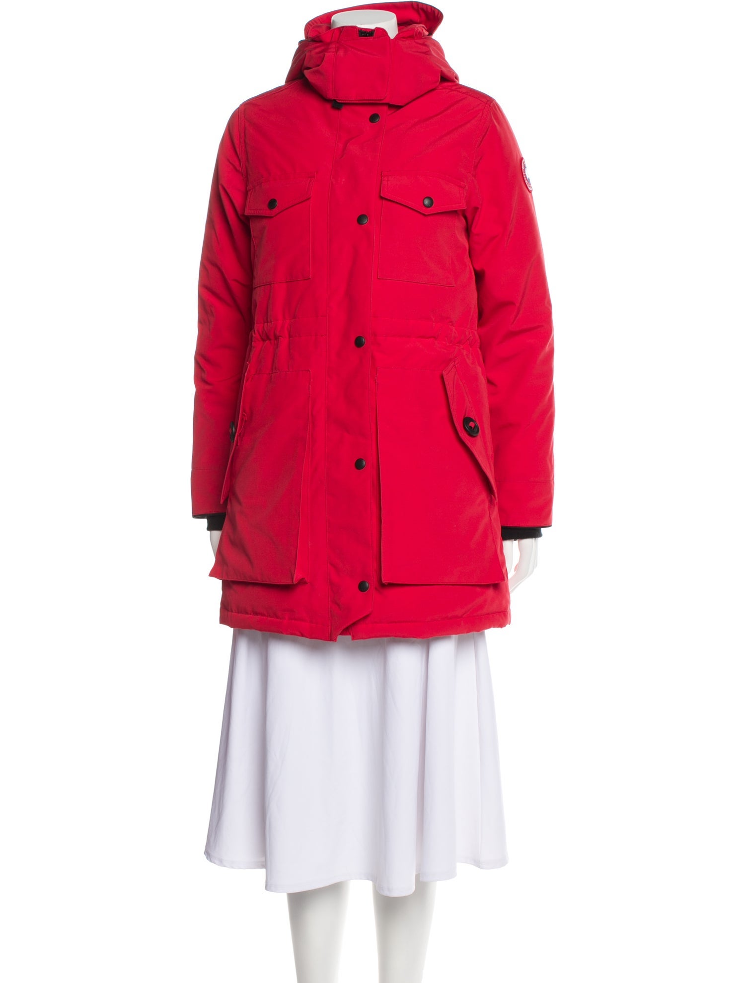 Canada Goose Down Coat - Red Coats, Clothing - CDO52600 | The RealReal