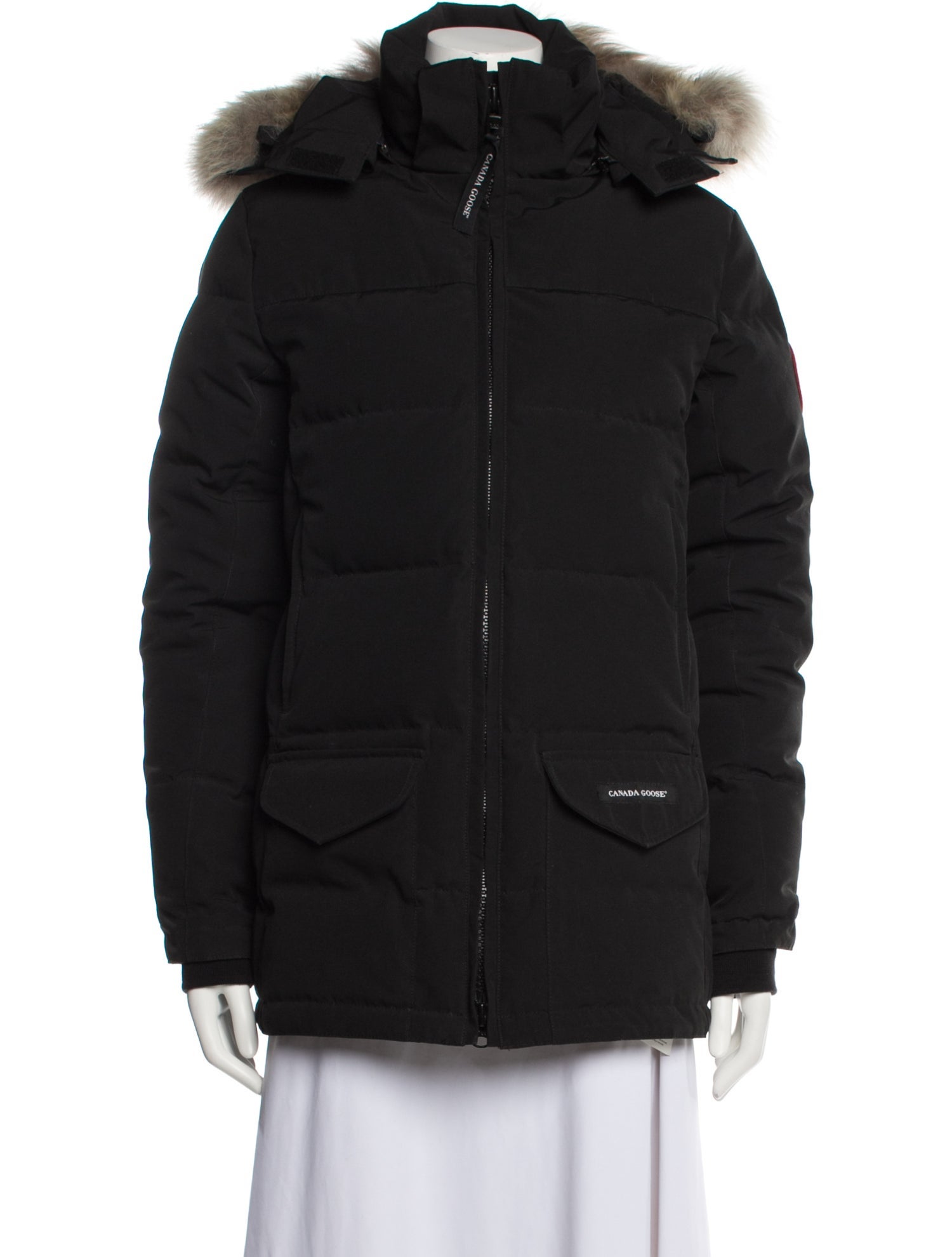 Canada Goose Fur Coat - Black Coats, Clothing - CDO53063 | The RealReal