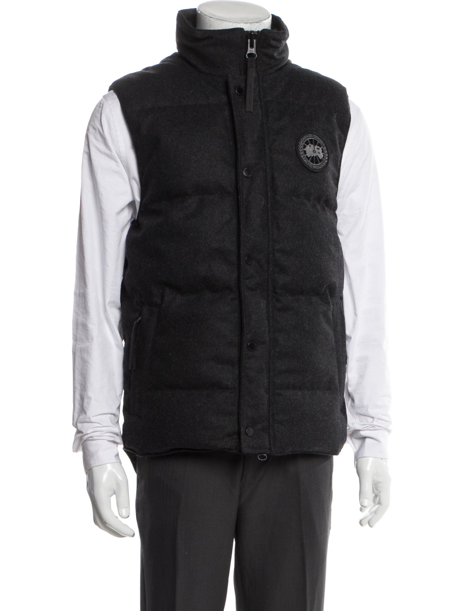 Canada Goose Wool Vest w/ Tags - Black Outerwear, Clothing - CDO57218 ...