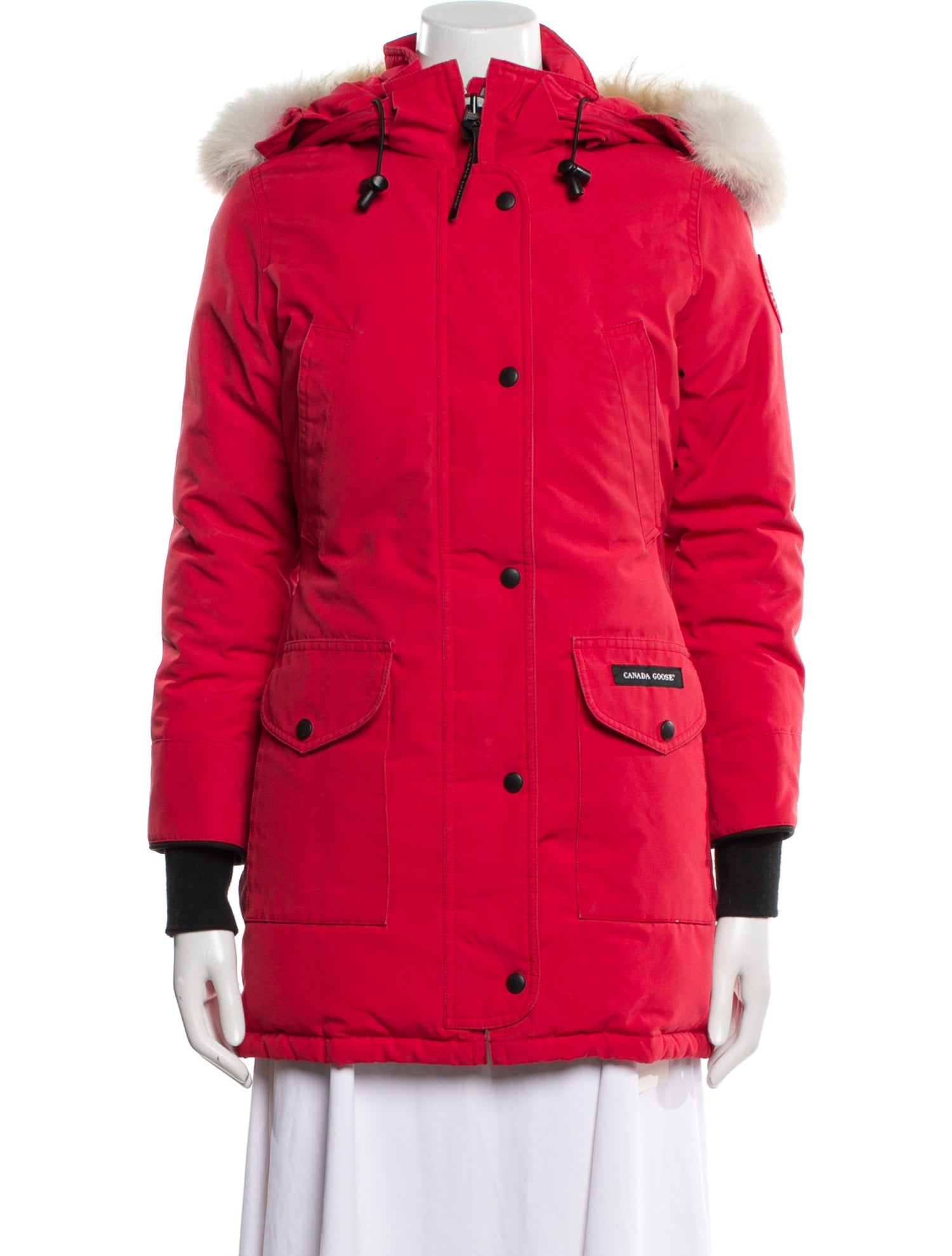 Canada Goose Down Coat - Red Coats, Clothing - CDO62845 | The RealReal