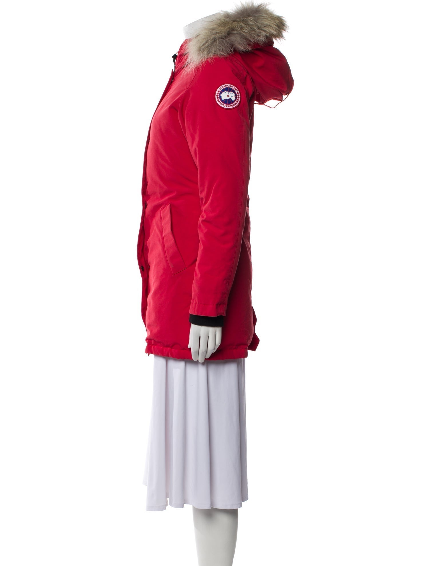 Canada Goose Down Coat - Red Coats, Clothing - CDO52506 | The RealReal