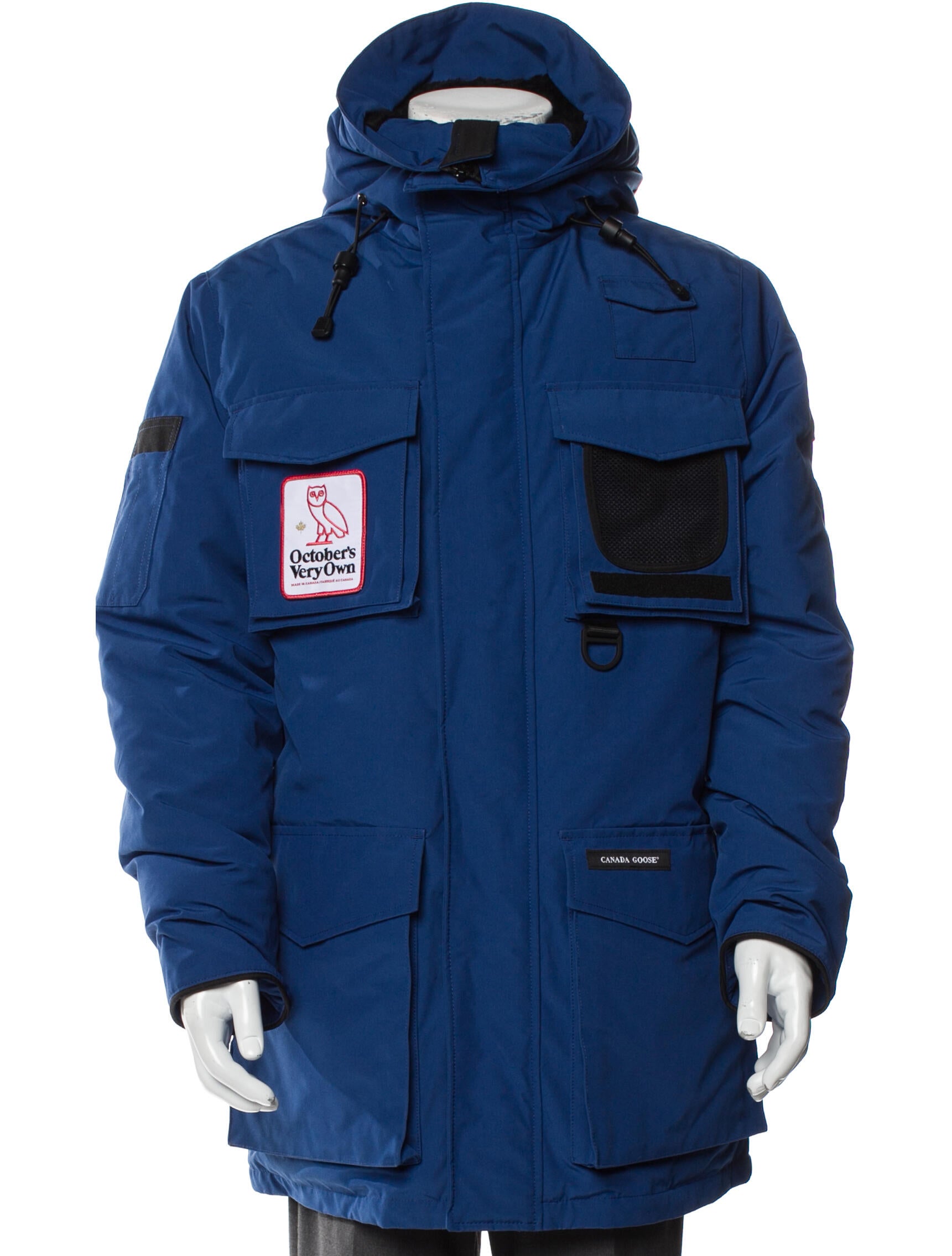 Canada Goose x OVO Graphic Print Parka - Blue Outerwear, Clothing ...