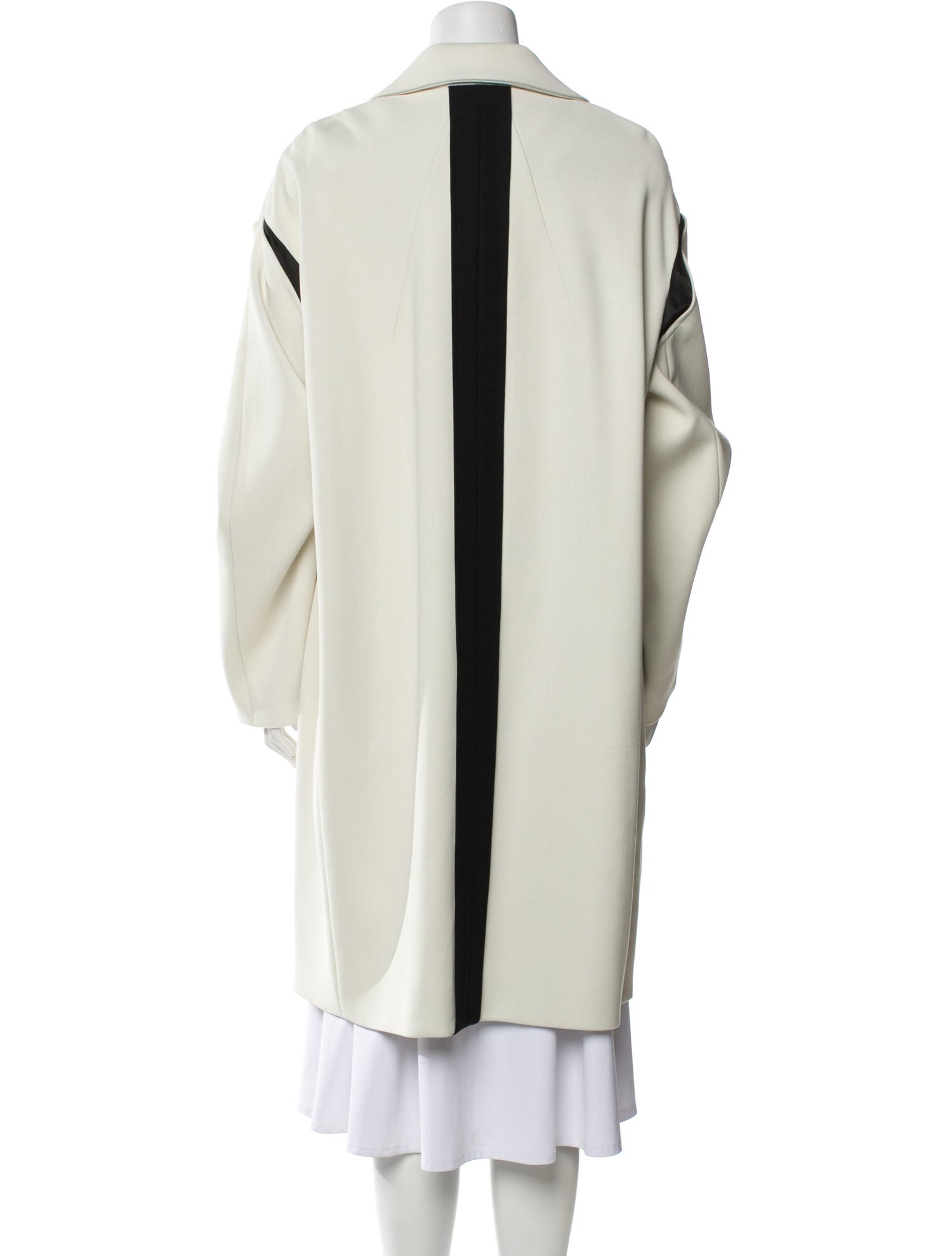 Cédric Charlier Colorblock Pattern Trench Coat - Black Coats, Clothing ...
