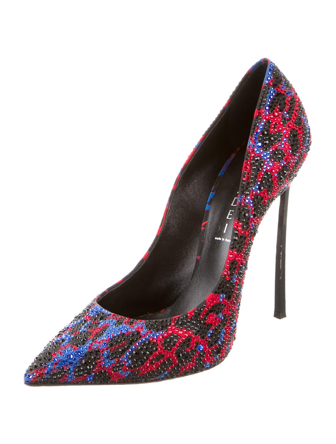 Casadei Blade Pumps - Red Pumps, Shoes - CEI21047 | The RealReal