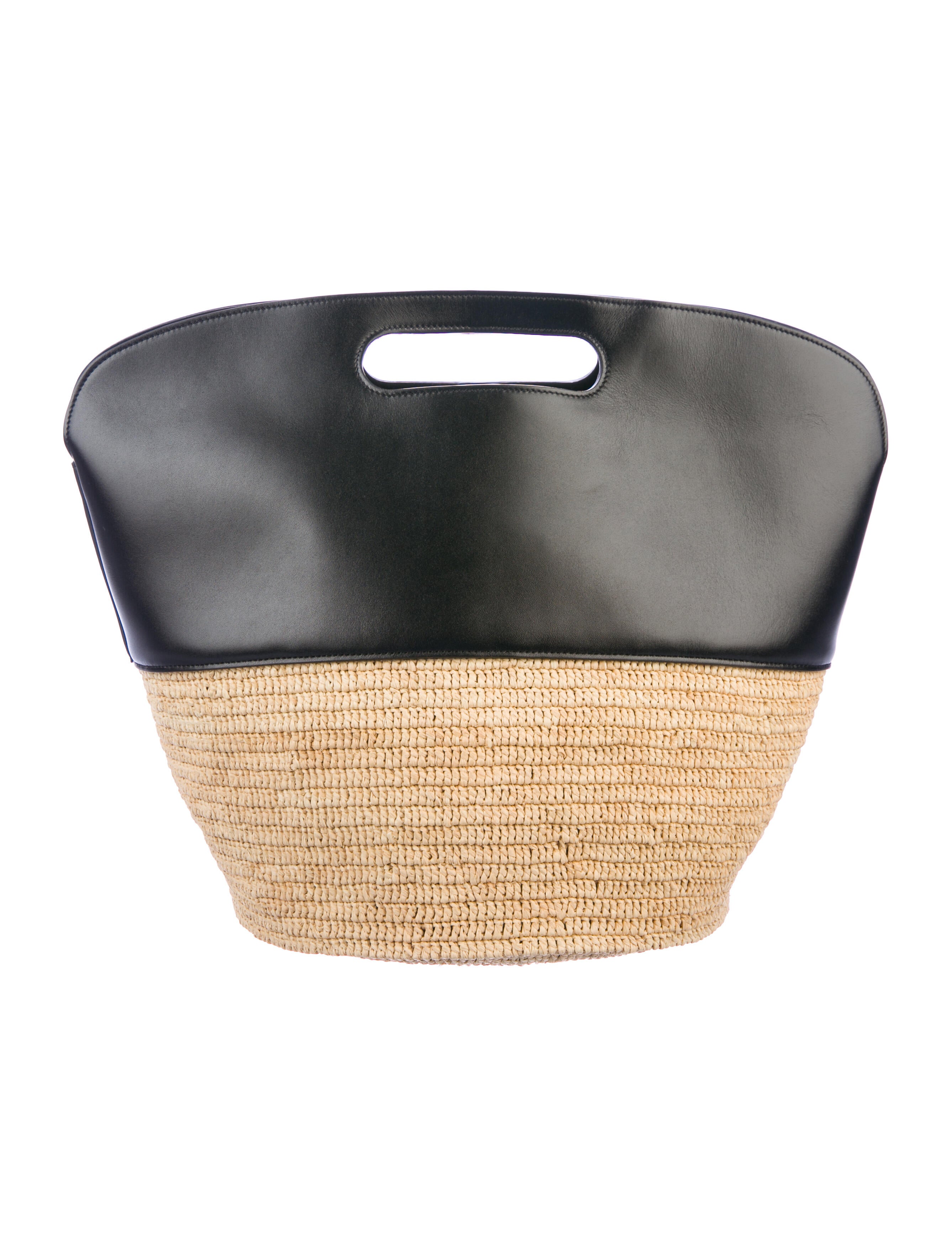 Celine Raffia Basket Bag - Handbags - CEL121760 | The RealReal