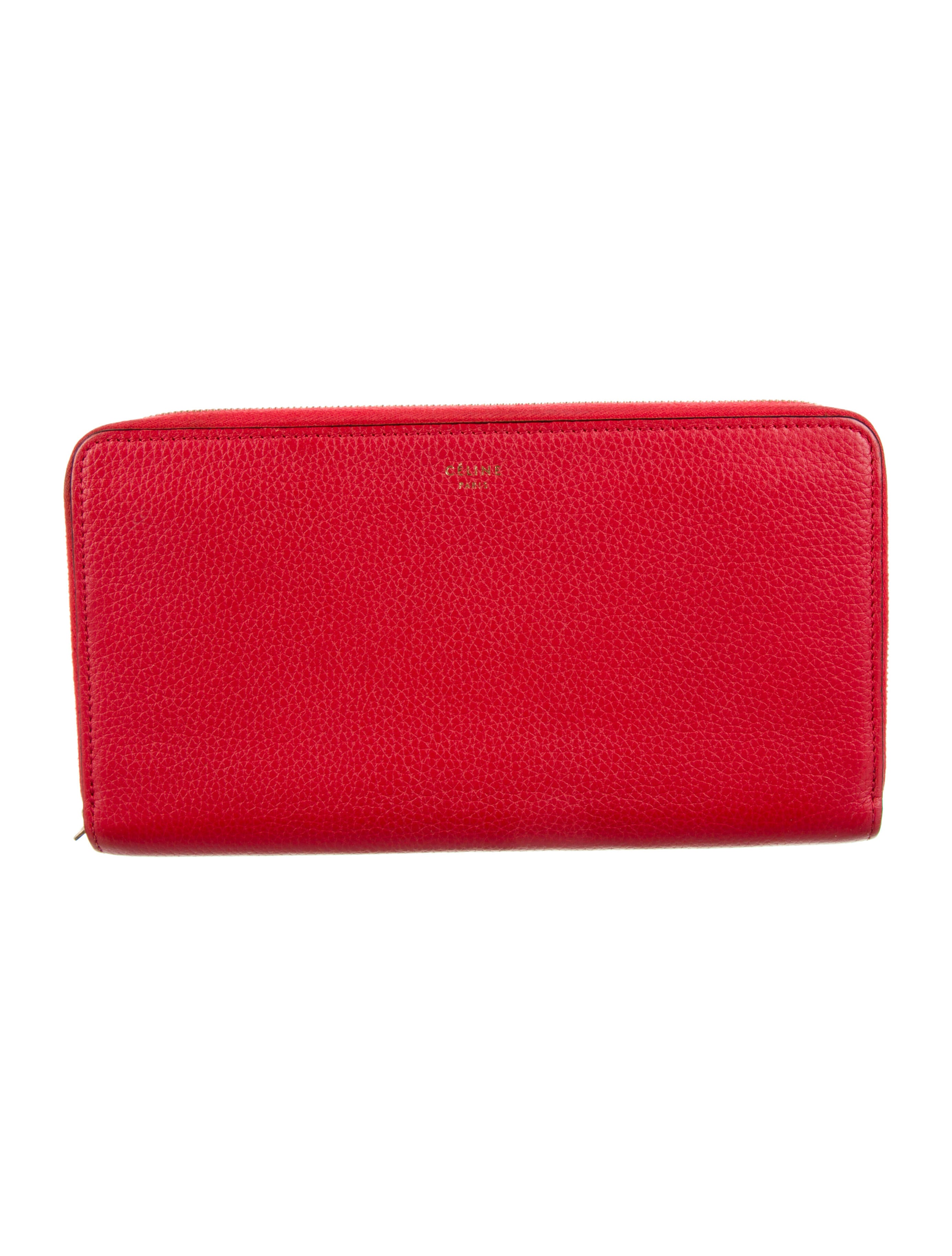 Celine Céline 2016 Medium Multifunction Strap Wallet - Red Wallets ...