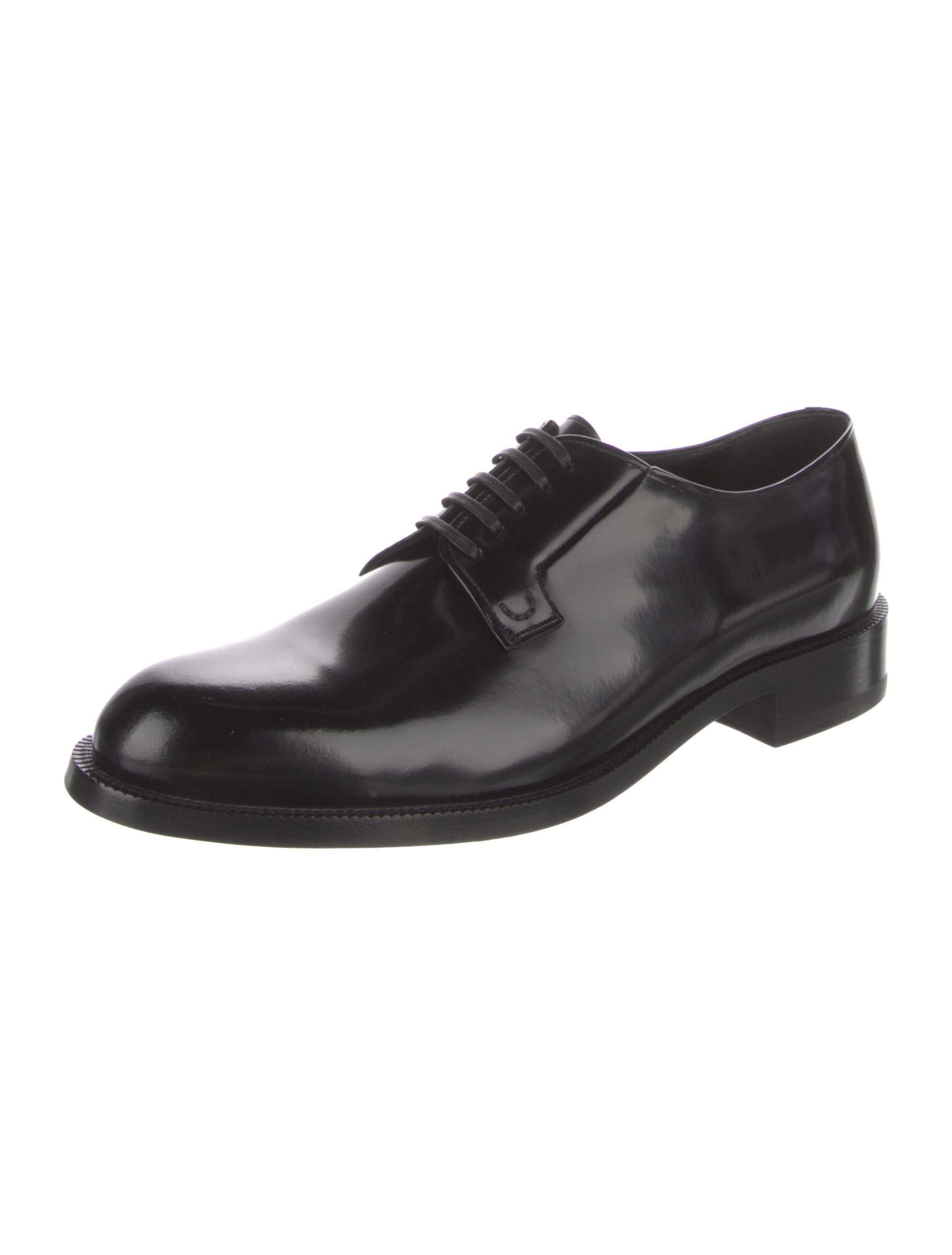 Celine Patent Leather Derby Shoes - Black Oxfords, Shoes - CEL211098 ...