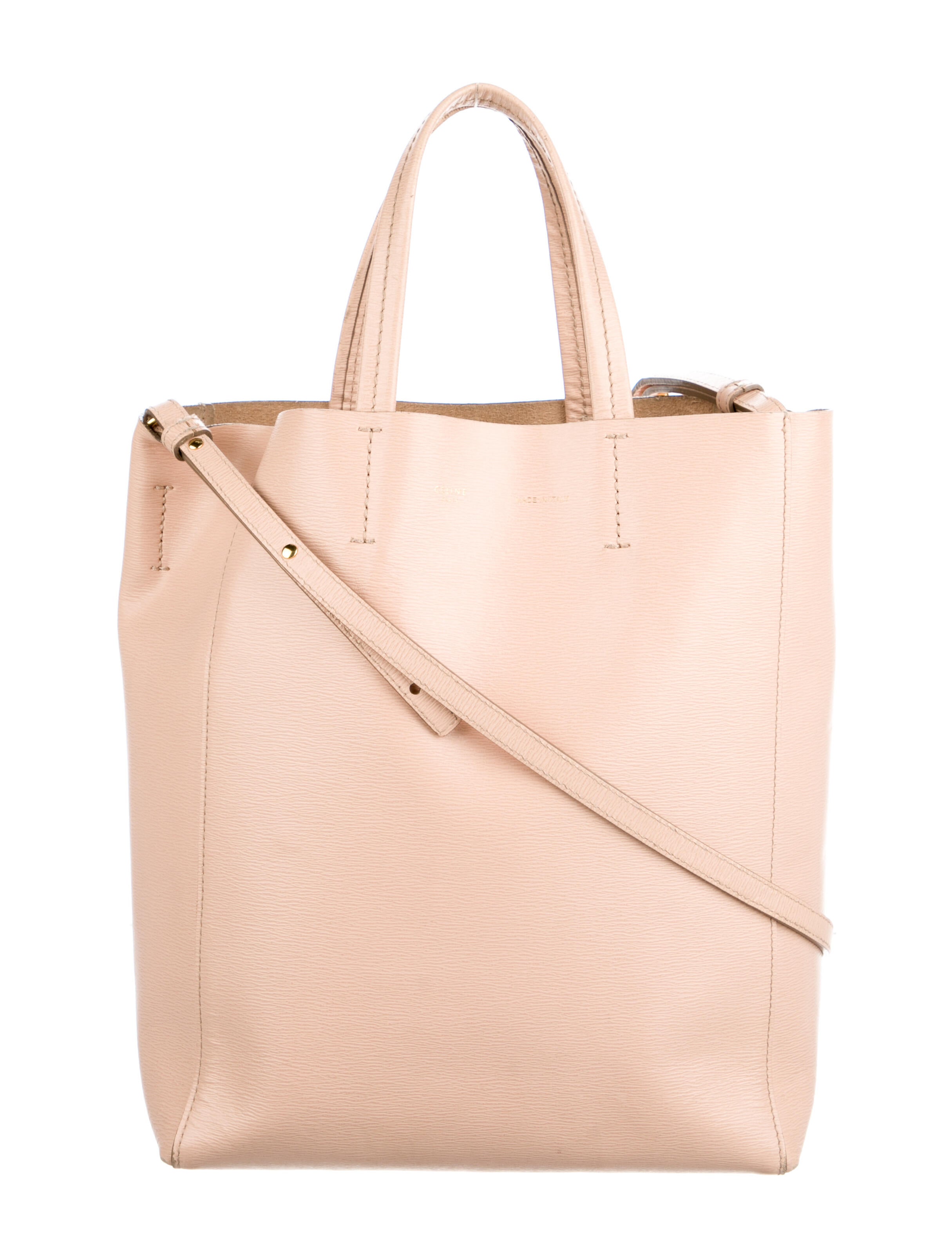 Celine Small Vertical Cabas Tote Bag - White Totes, Handbags ...