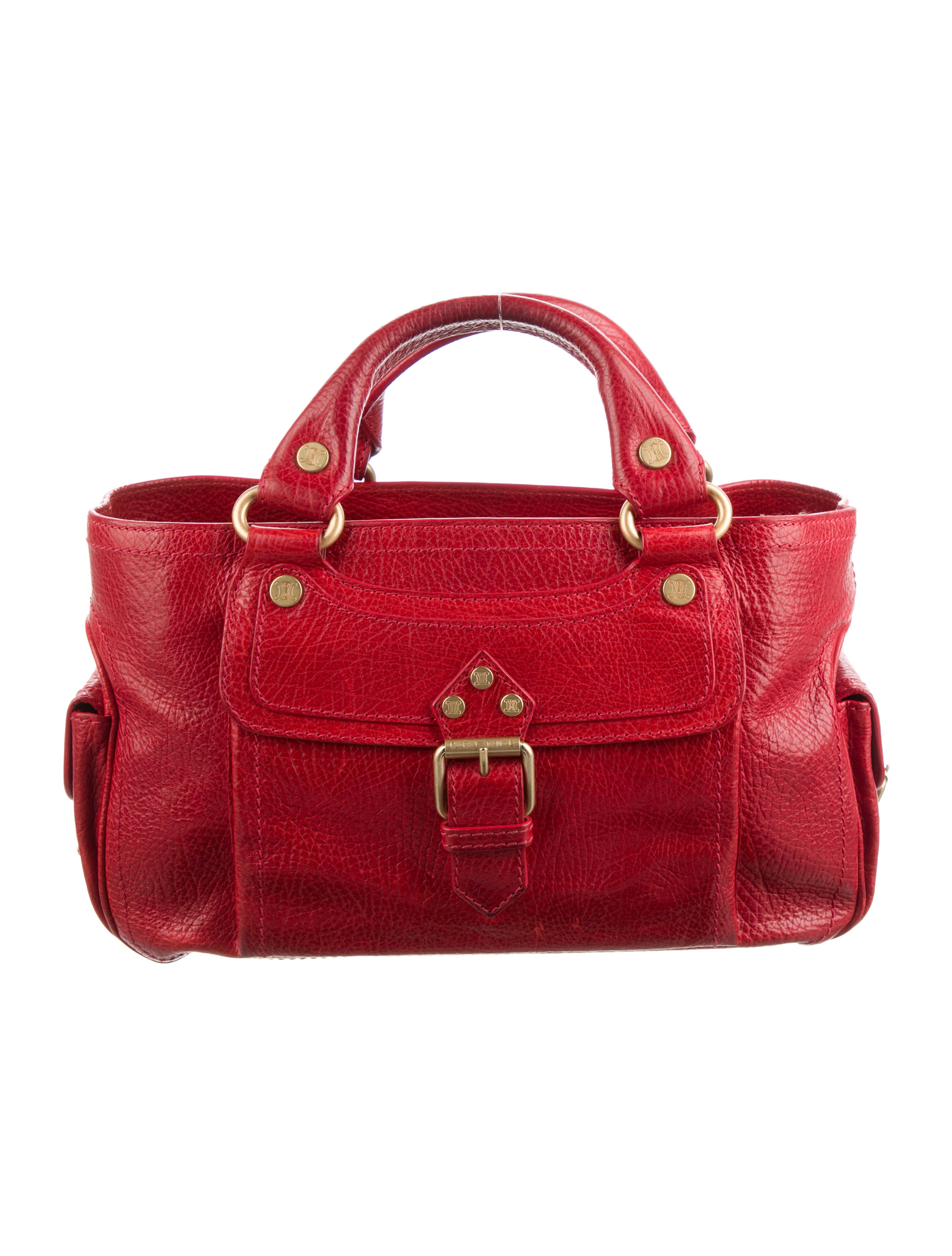 Celine Boogie Bag - Red Handle Bags, Handbags - CEL216870 | The RealReal