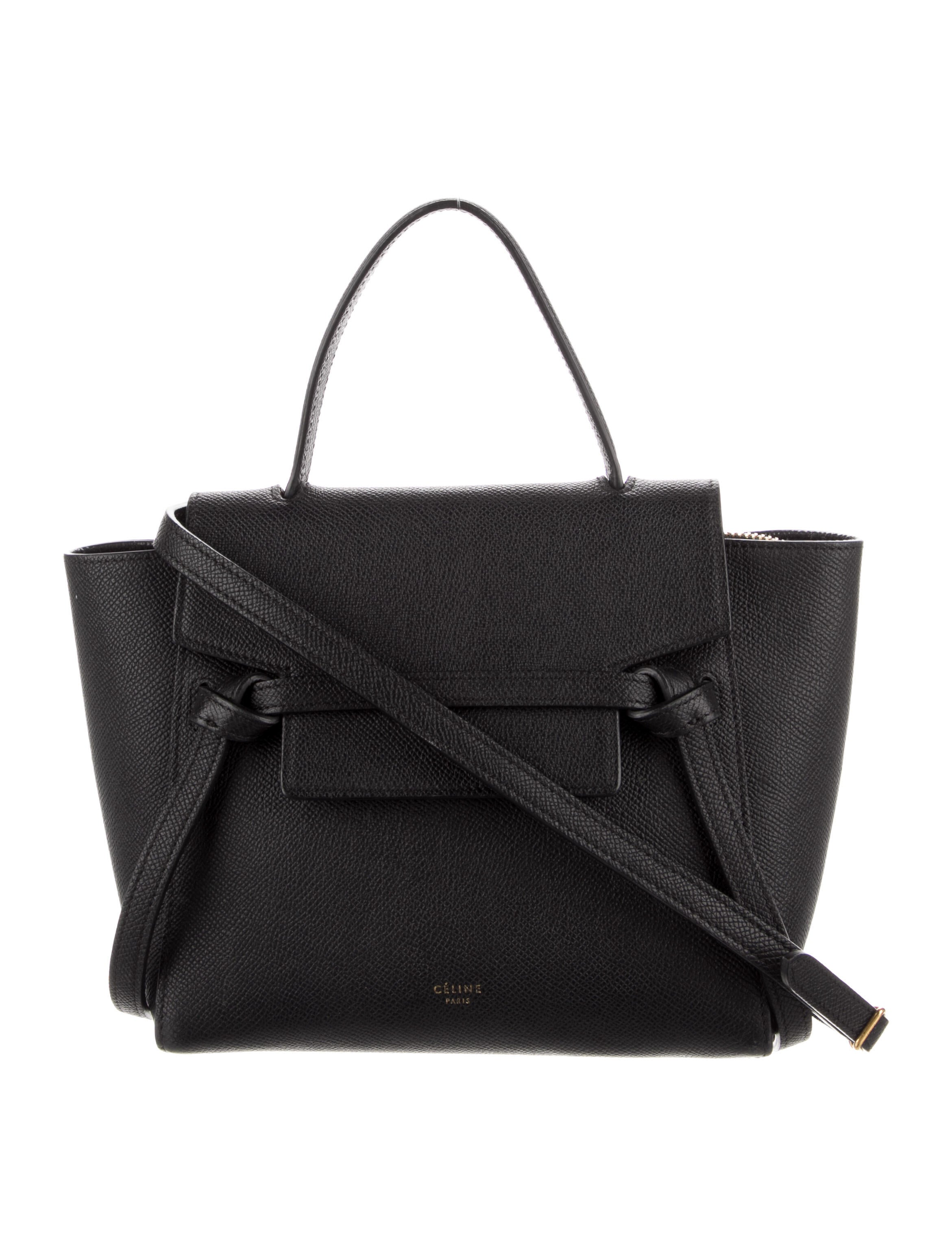 Celine Céline Small Stingray Box Bag - Black Shoulder Bags, Handbags ...