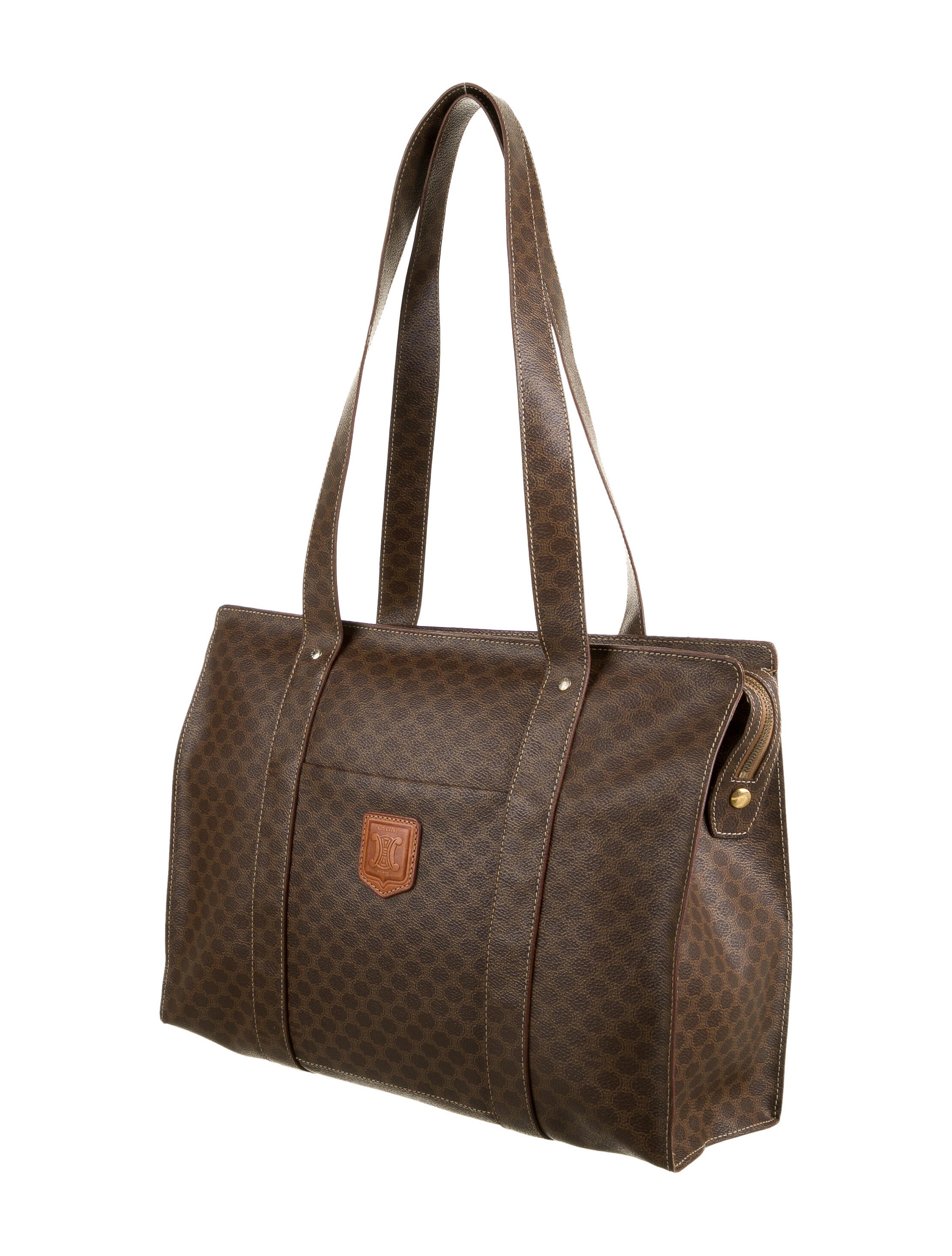 Celine Macadam Tote - Brown Totes, Handbags - CEL217973 | The RealReal