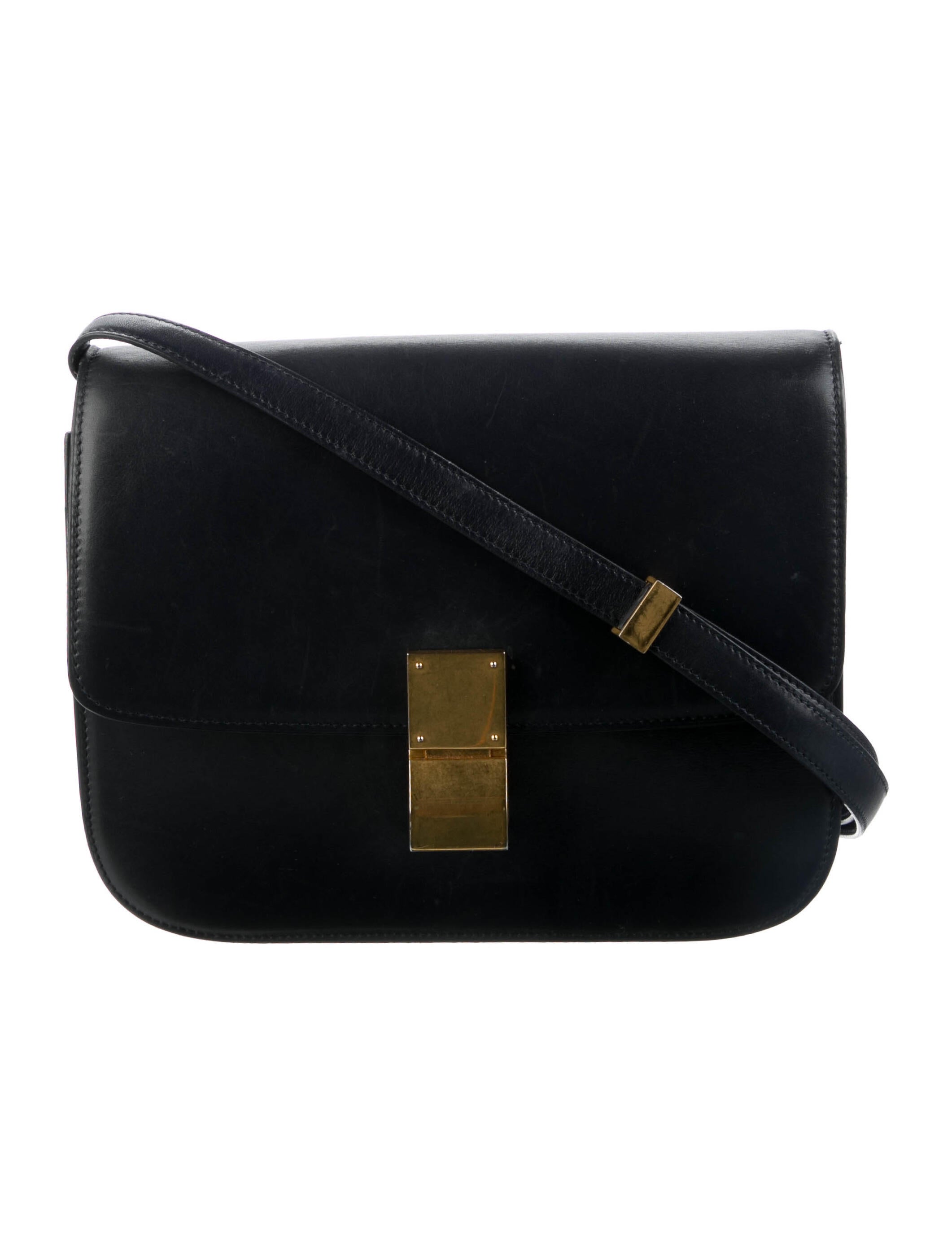 Celine Céline Small Trio Crossbody Bag - Black Crossbody Bags, Handbags ...