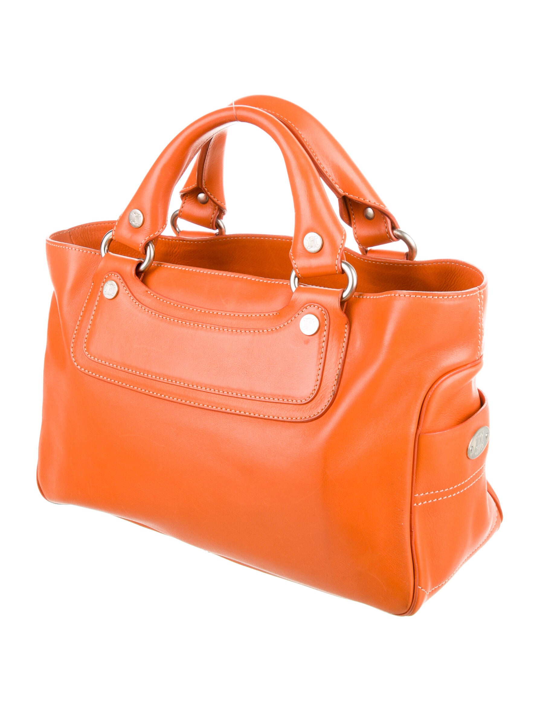 Celine Leather Boogie Bag - Orange Handle Bags, Handbags - CEL219887 ...