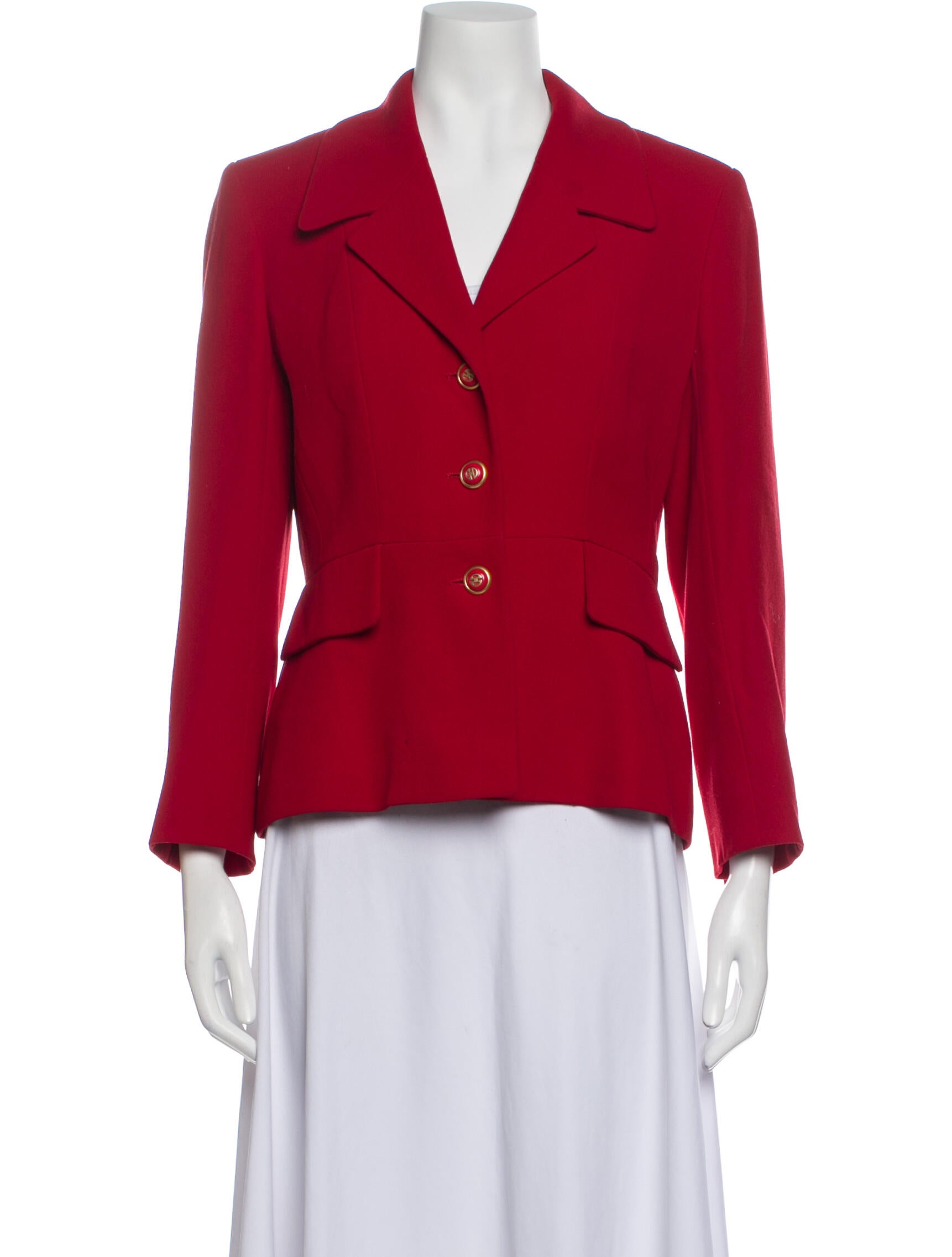 Celine Vintage Late 1980's - Early 1990's Blazer - Red Jackets ...