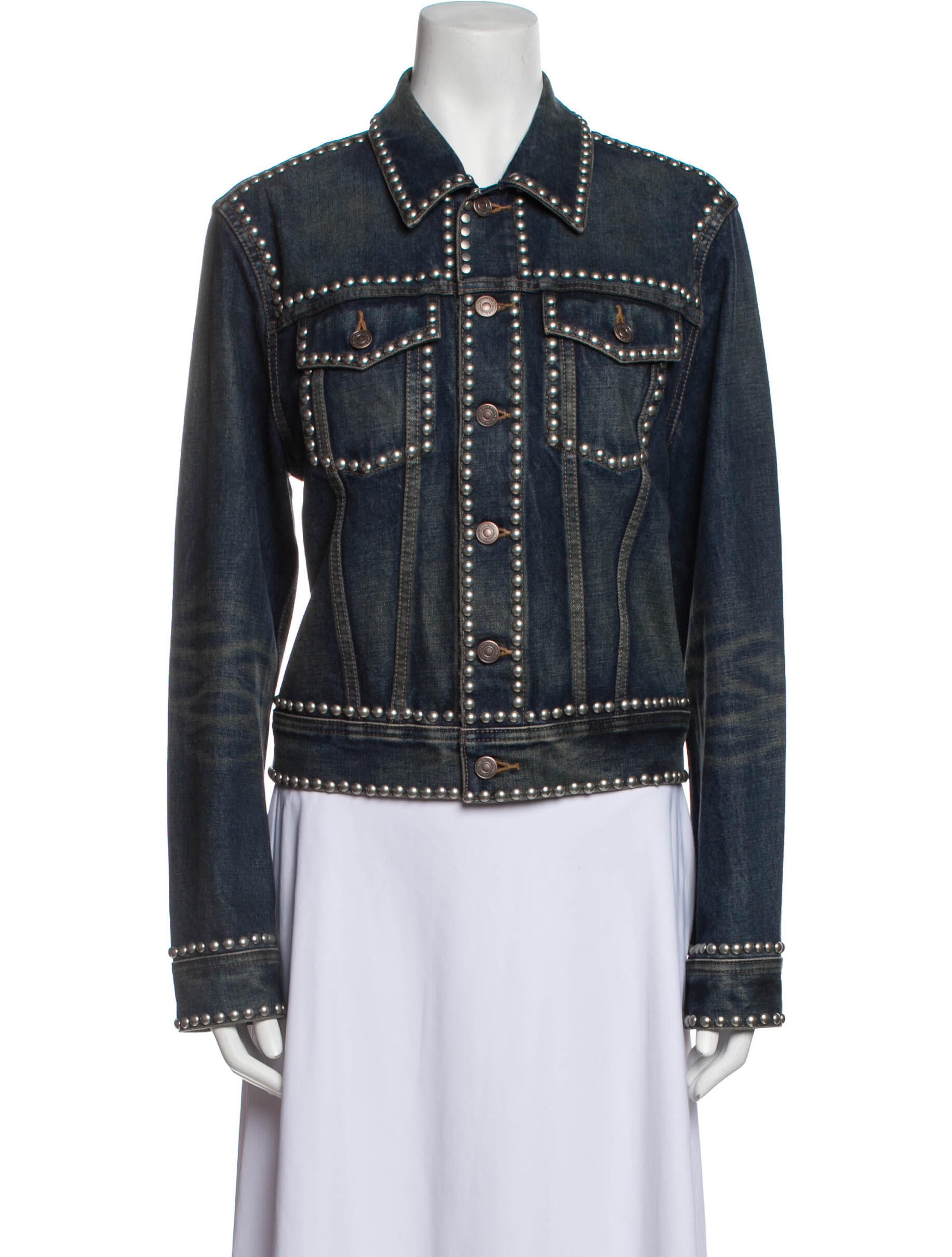 Celine Denim Jacket - Blue Jackets, Clothing - CEL220880 | The RealReal