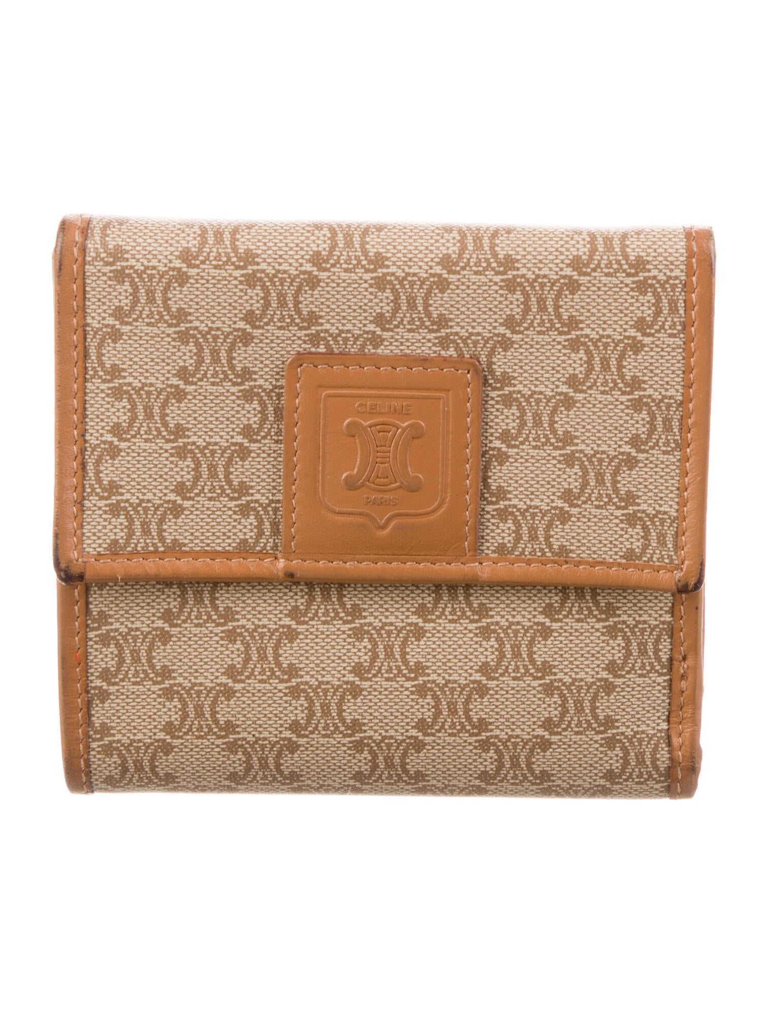 Celine Printed Compact Wallet - Neutrals Wallets, Accessories ...