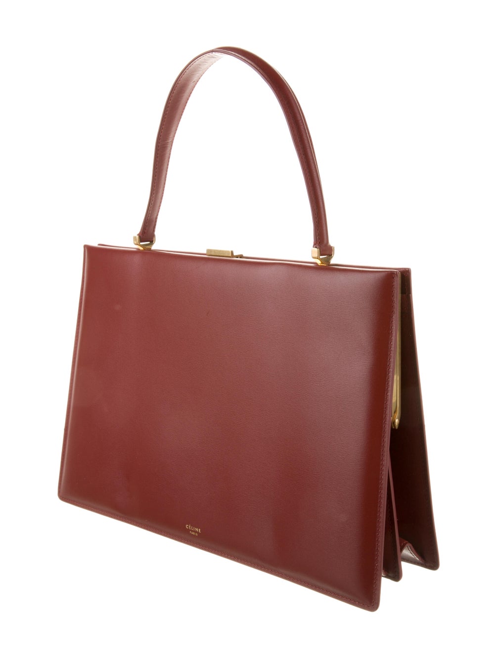 Celine Medium Clasp Bag - Red Handle Bags, Handbags - CEL222808 | The ...
