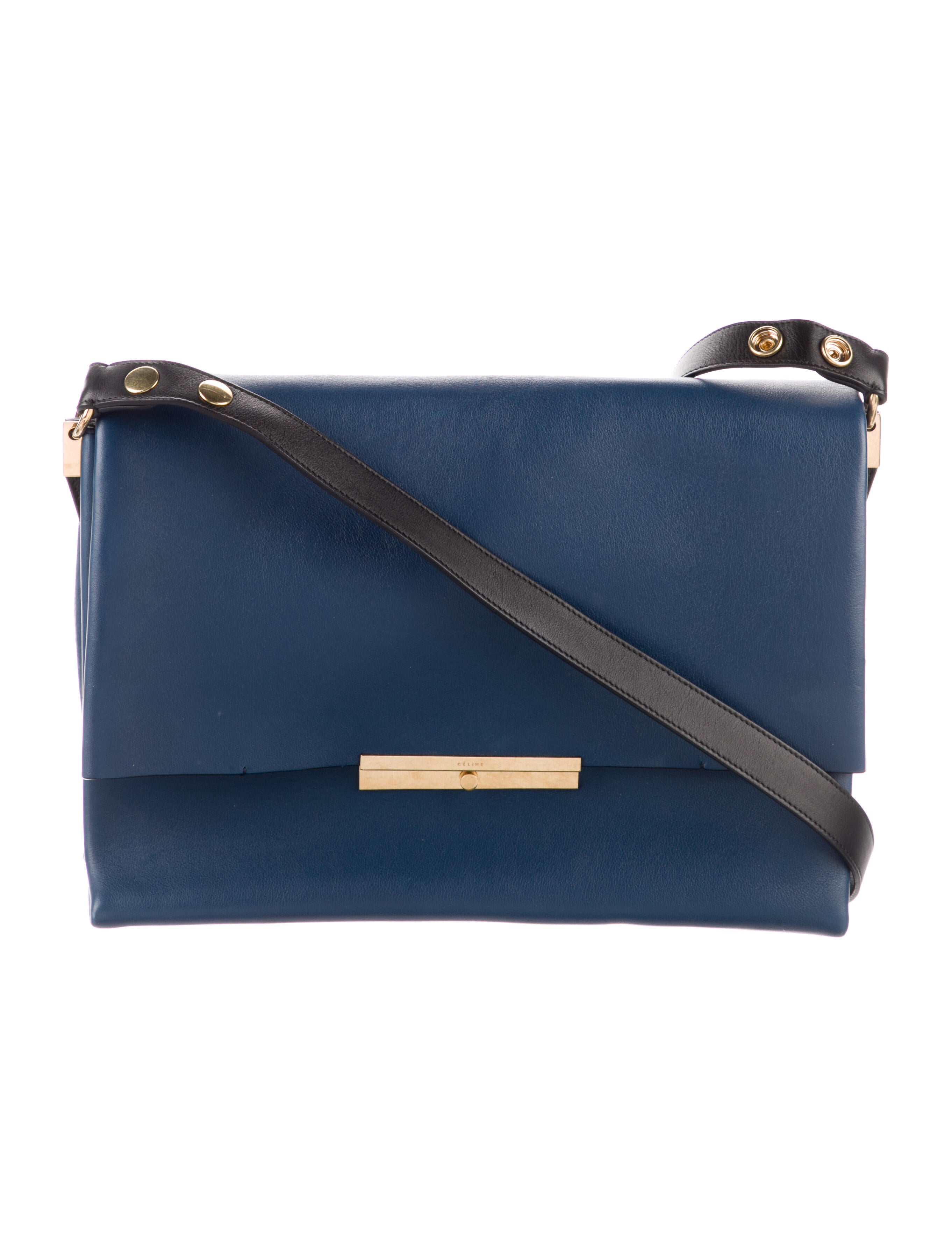 Celine Céline Python Box Bag - Blue Shoulder Bags, Handbags - CEL22357 ...