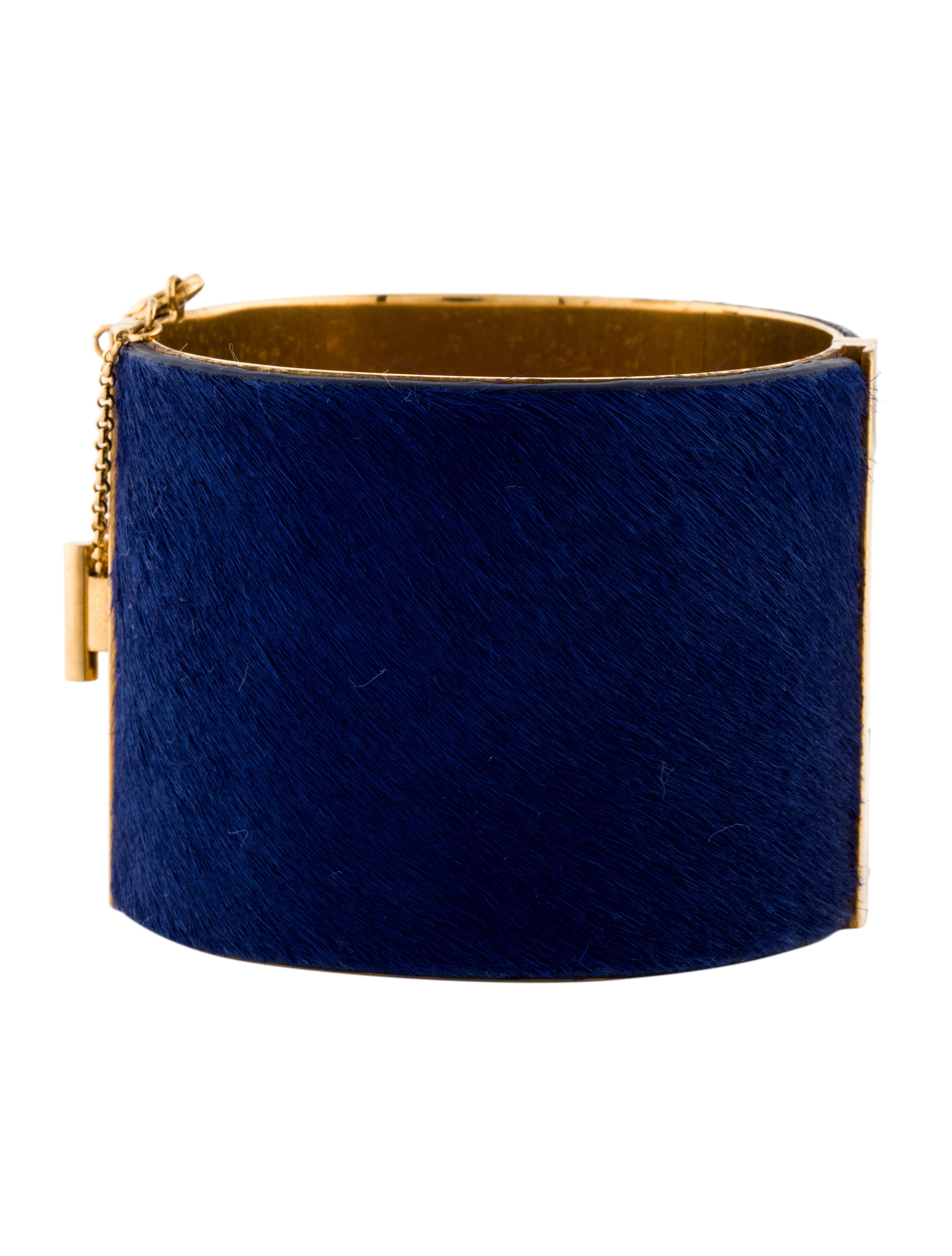 Celine Snakeskin Bangle - Silver-Tone Metal Bangle, Bracelets ...