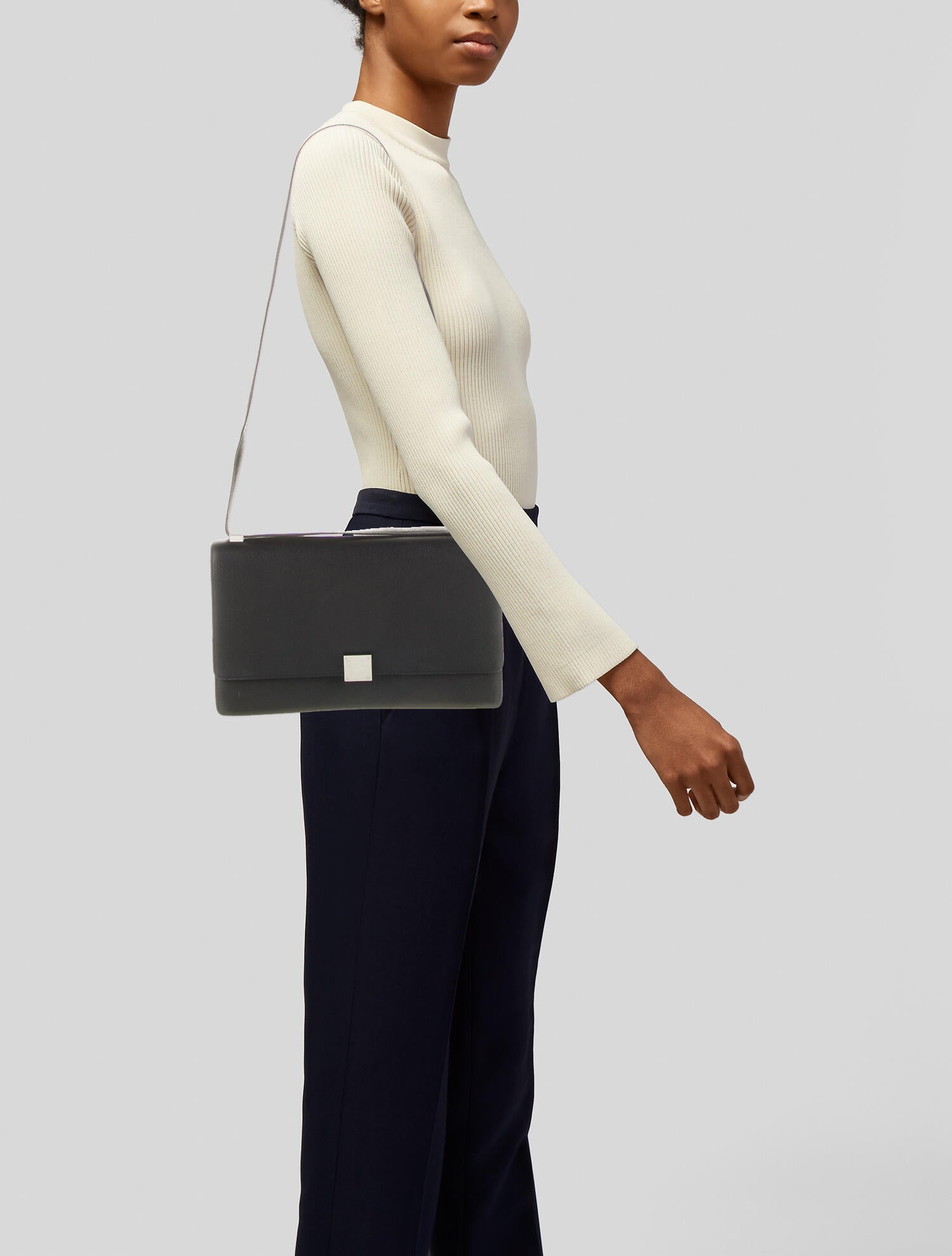 Celine Céline Medium Pinched Bag - Black Shoulder Bags, Handbags ...