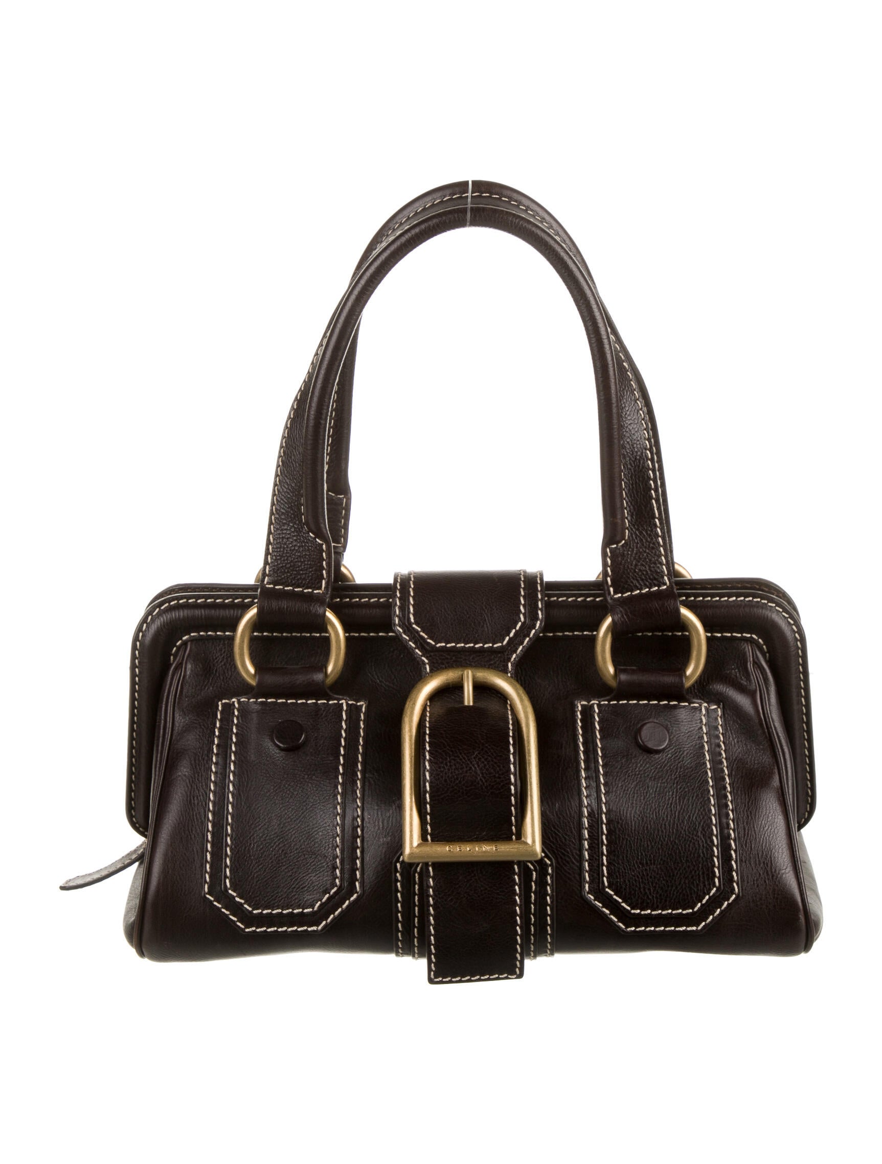Celine Ella Frame Bag - Black Handle Bags, Handbags - CEL225342 | The ...