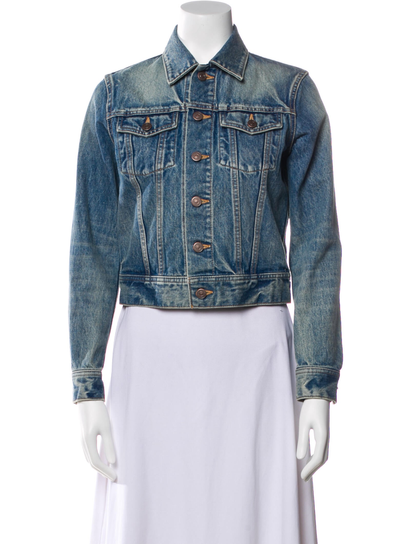 Celine Denim Jacket - Blue Jackets, Clothing - CEL226299 | The RealReal