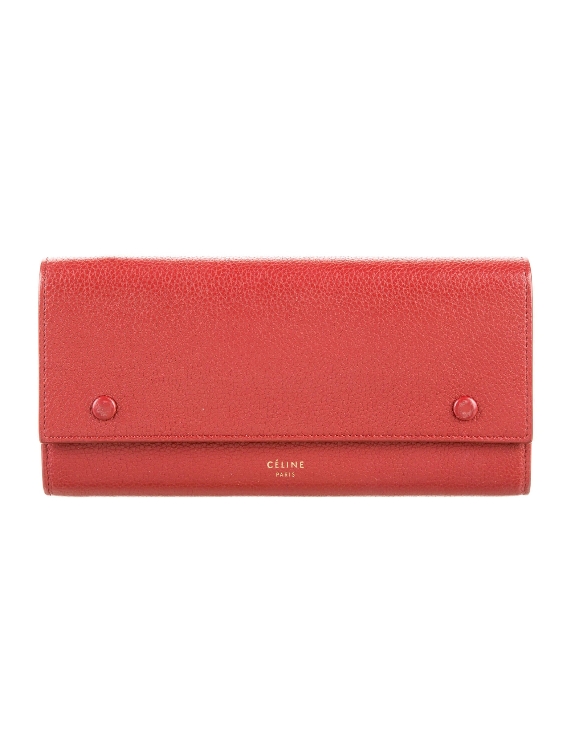 Celine Céline 2016 Medium Multifunction Strap Wallet - Red Wallets ...