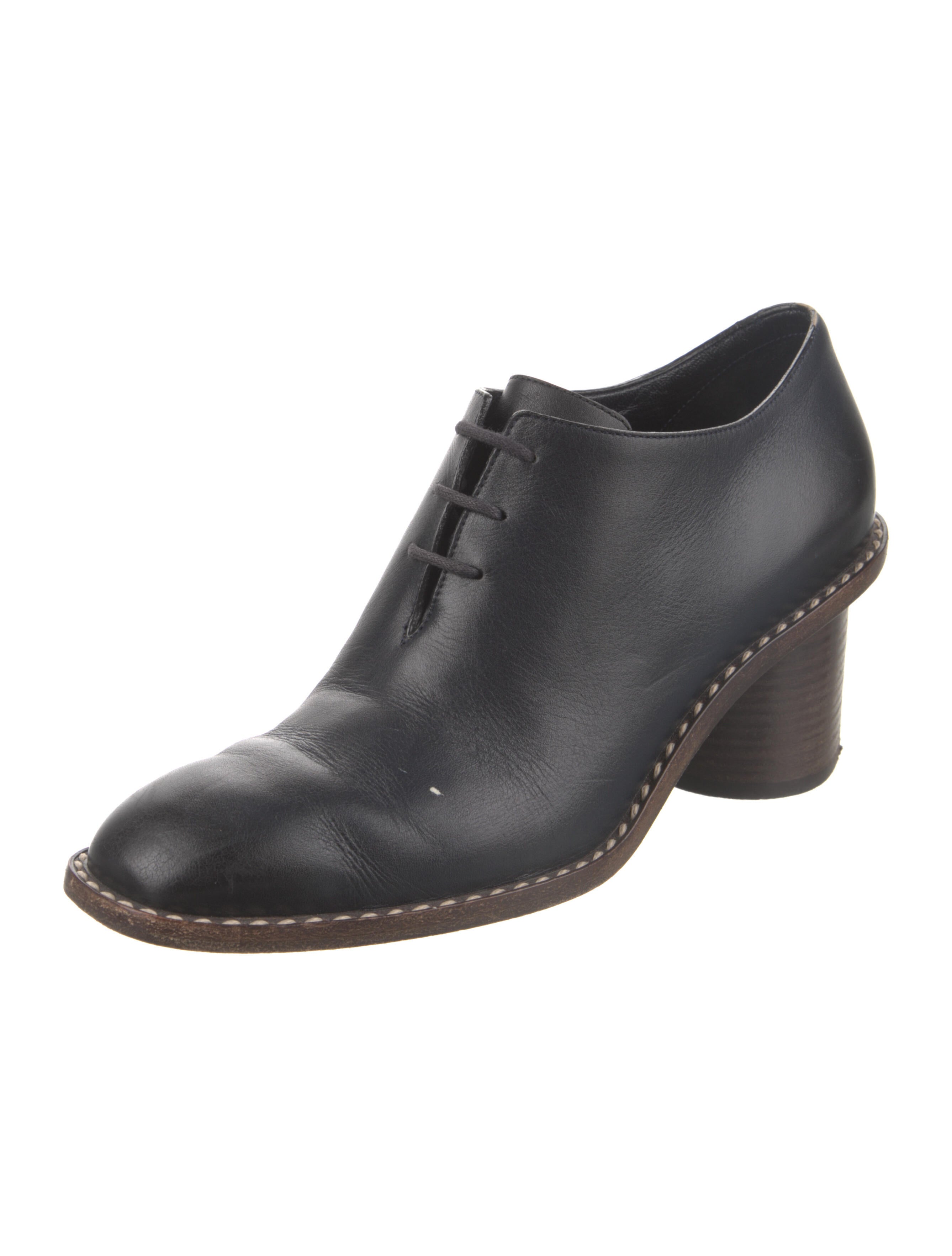 Celine Céline Leather Ankle Boots - Black Boots, Shoes - CEL44192 | The ...