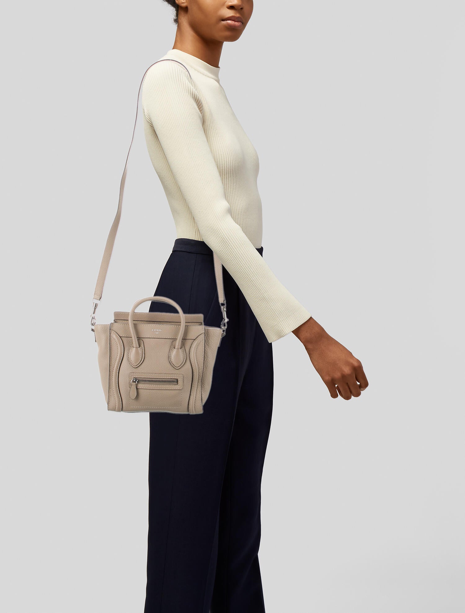 Celine Nano Luggage Bag - Neutrals Totes, Handbags - CEL227826 | The ...