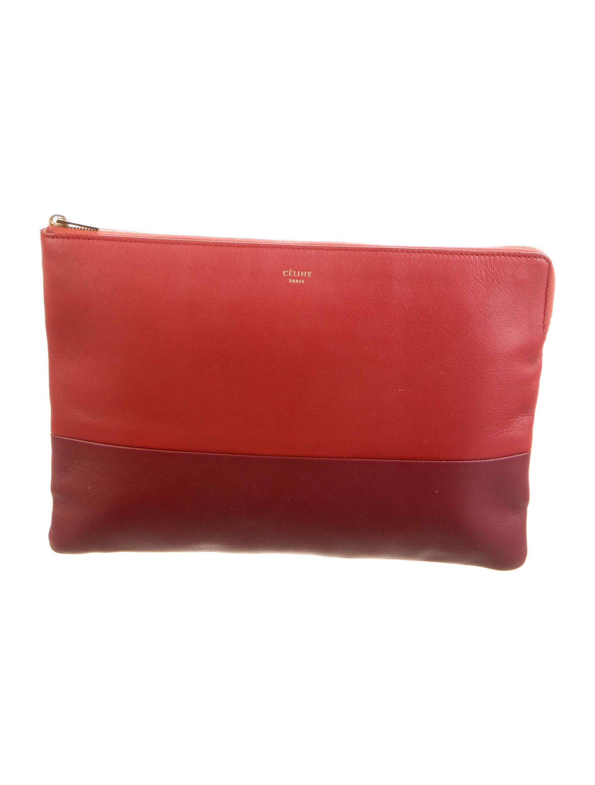Celine Céline Diamond Clutch - Red Clutches, Handbags - CEL24083 | The ...