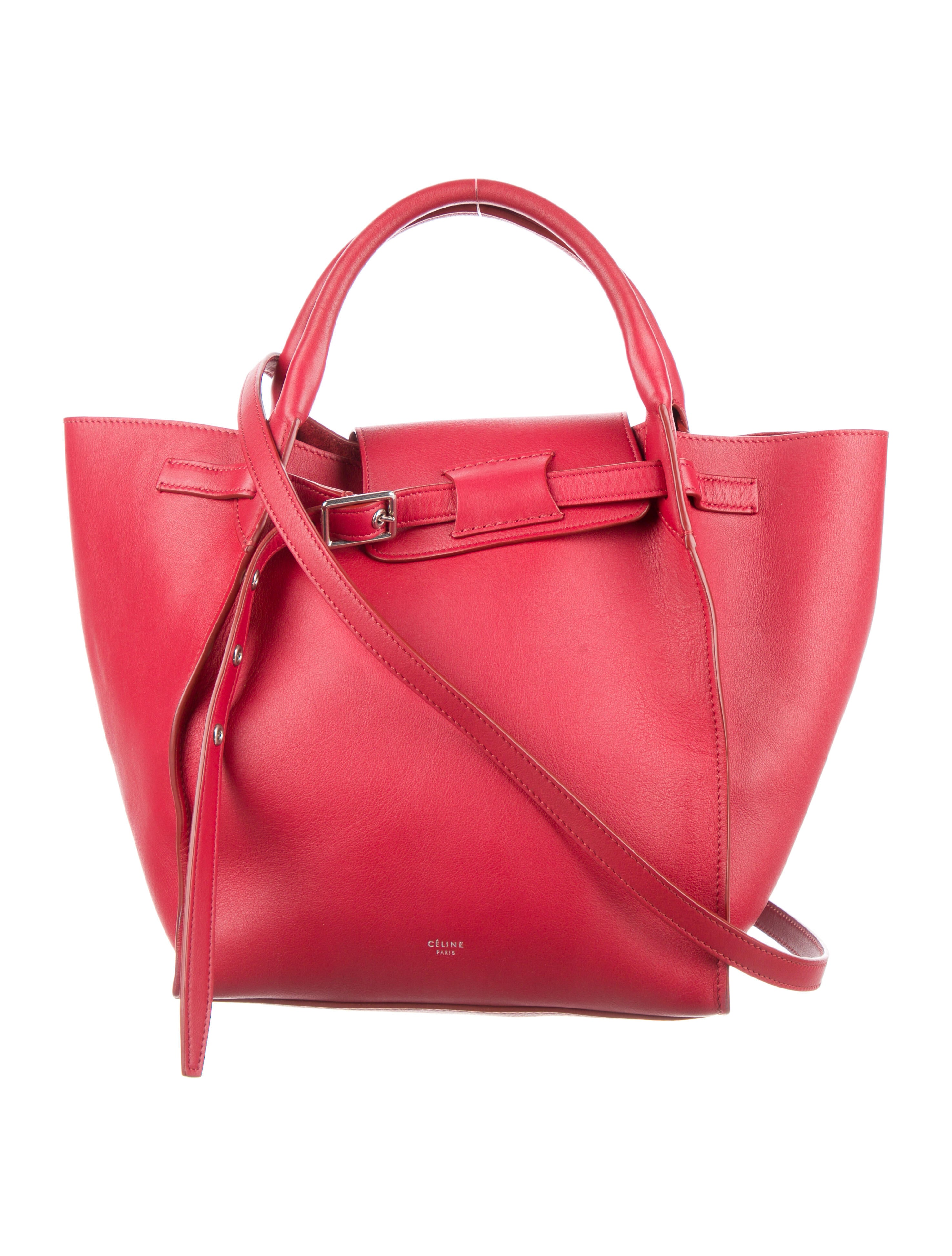 Celine Small Big Bag - Red Shoulder Bags, Handbags - CEL229520 | The ...