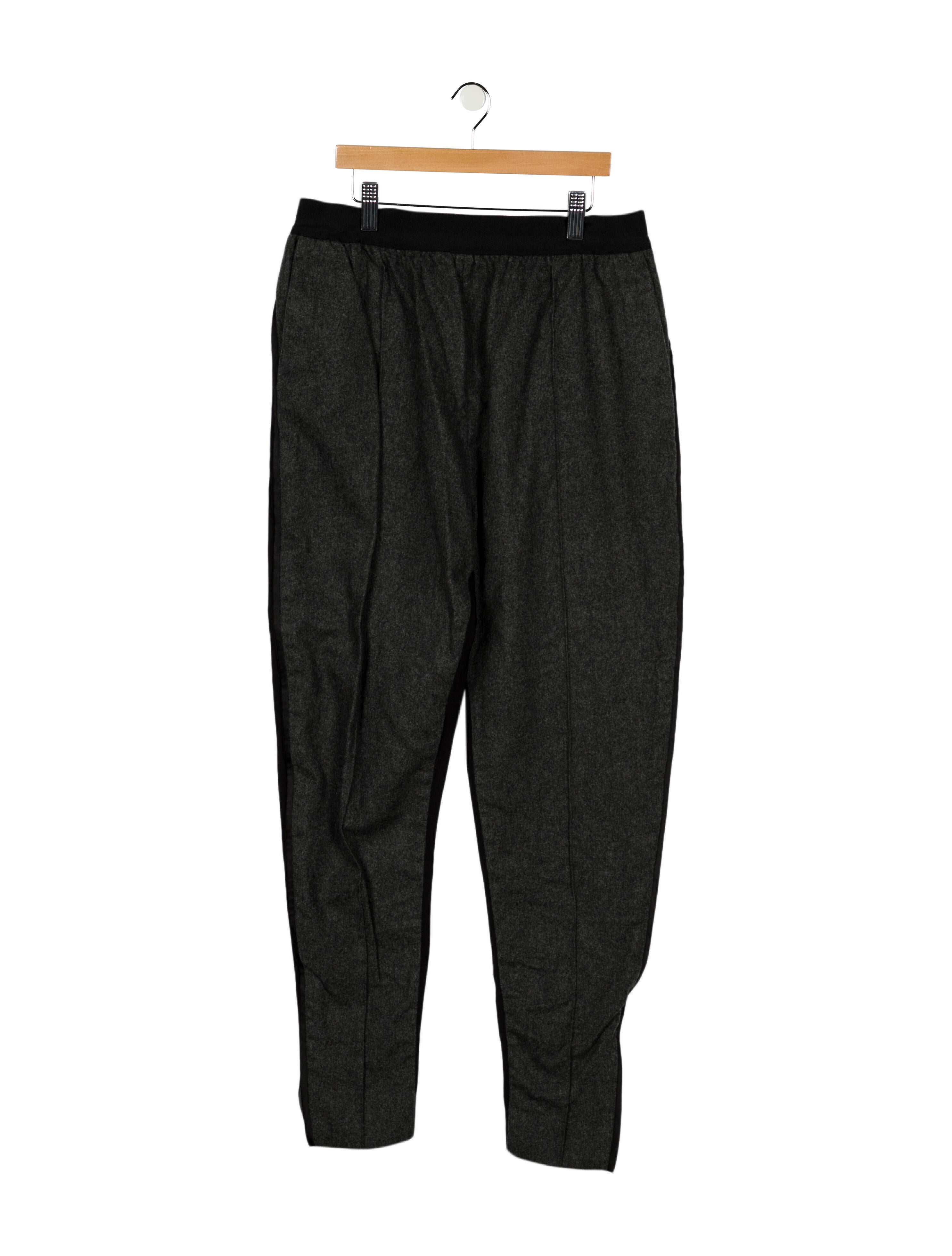 Celine Céline Mid-Rise Wool Pants - Grey, 10" Rise Pants, Clothing ...