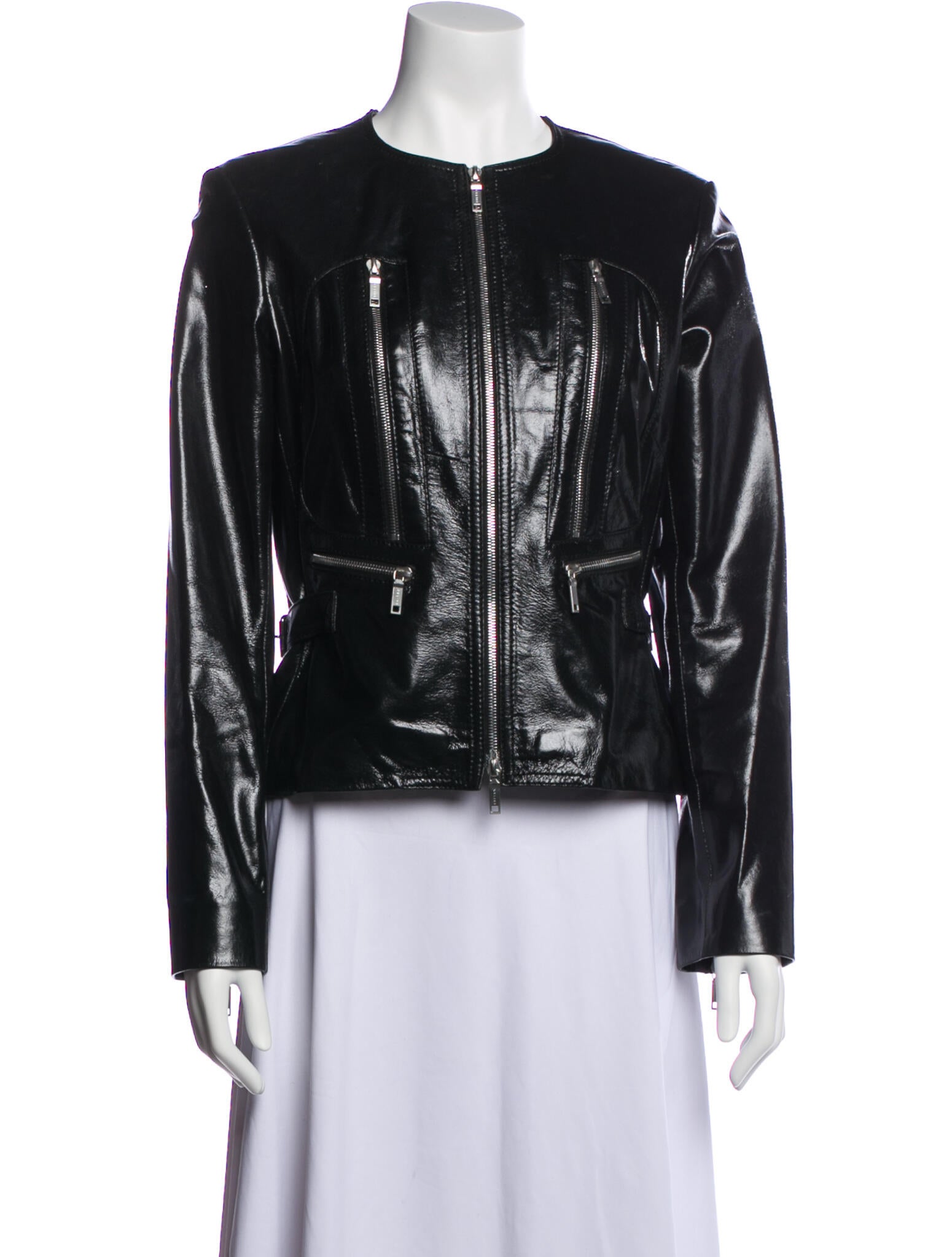 Celine Leather Biker Jacket - Black Jackets, Clothing - CEL216012 | The ...