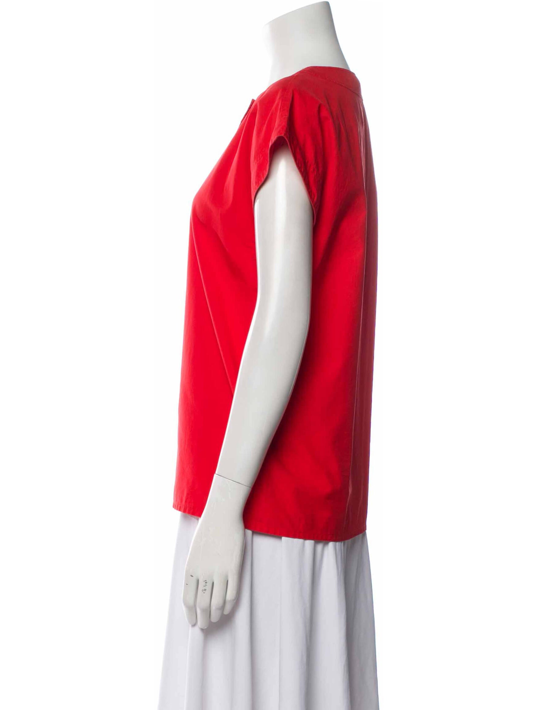 Celine Céline Top w/ Tags - Red Tops, Clothing - CEL27997 | The RealReal