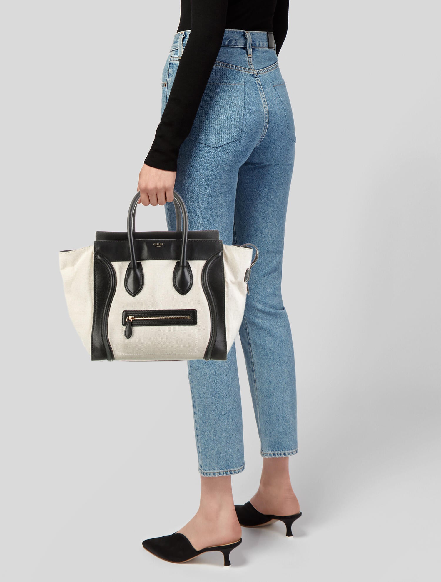 Celine Céline Small Twisted Cabas Tote - Neutrals Totes, Handbags ...