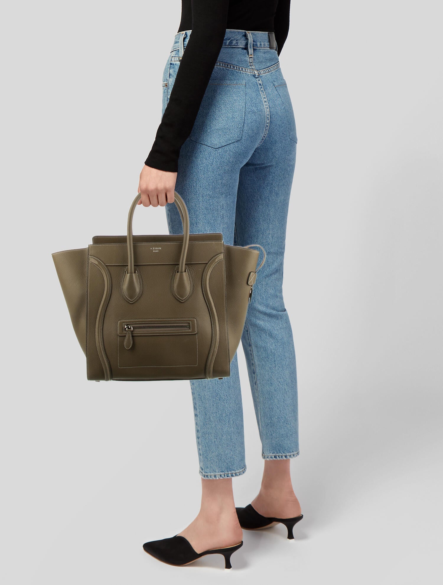 Celine Céline Small Twisted Cabas Tote - Neutrals Totes, Handbags ...