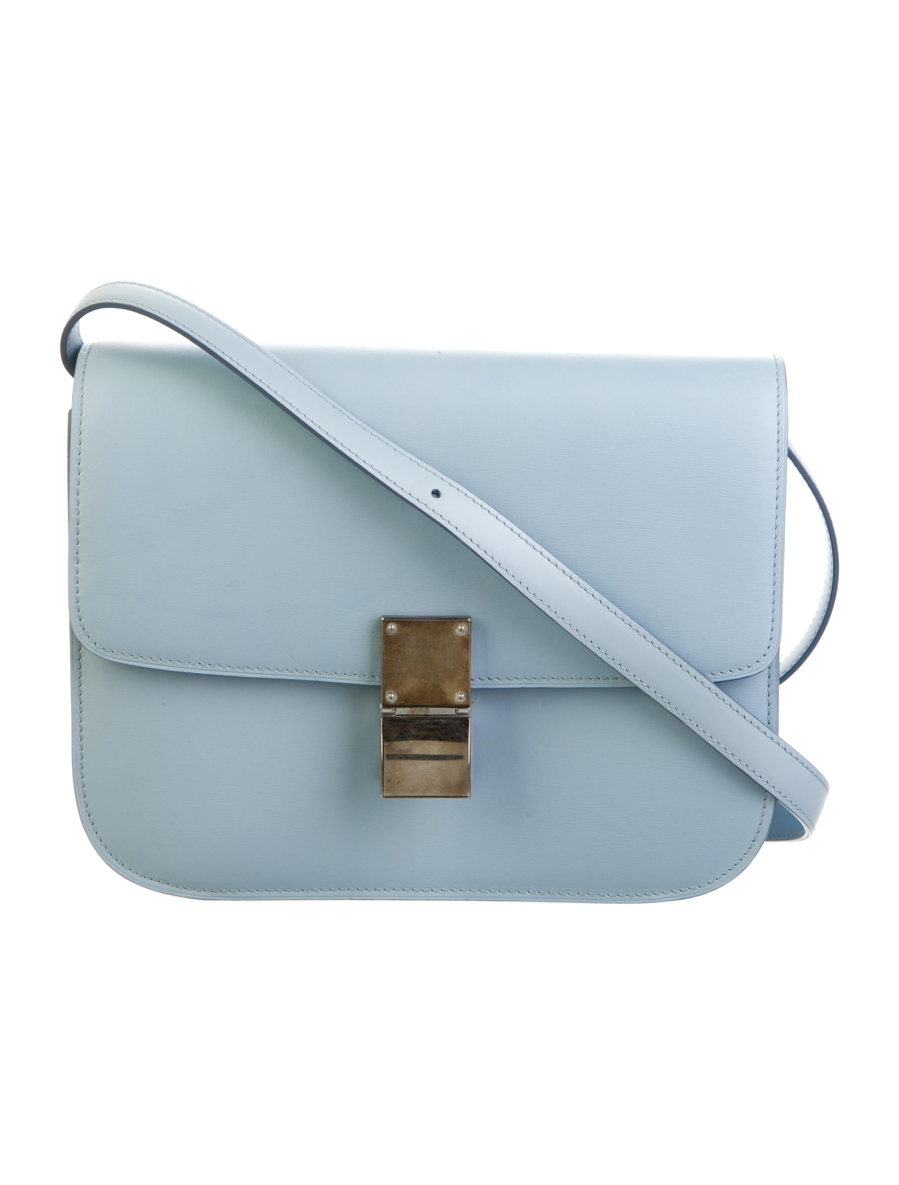 Celine Céline Small Trio Crossbody Bag - Blue Crossbody Bags, Handbags ...