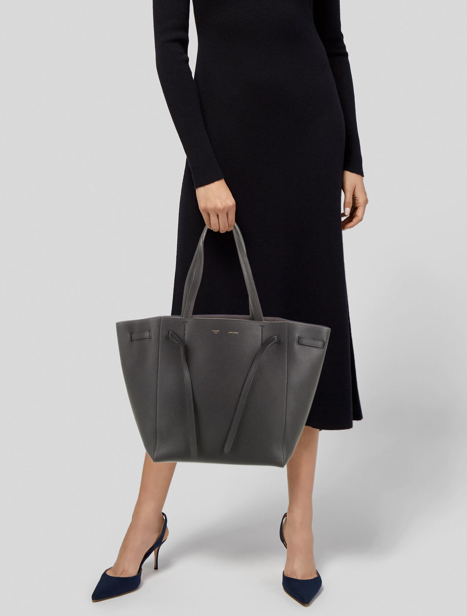 Celine Céline Cabas Vertical Tote - Black Totes, Handbags - CEL30886 ...