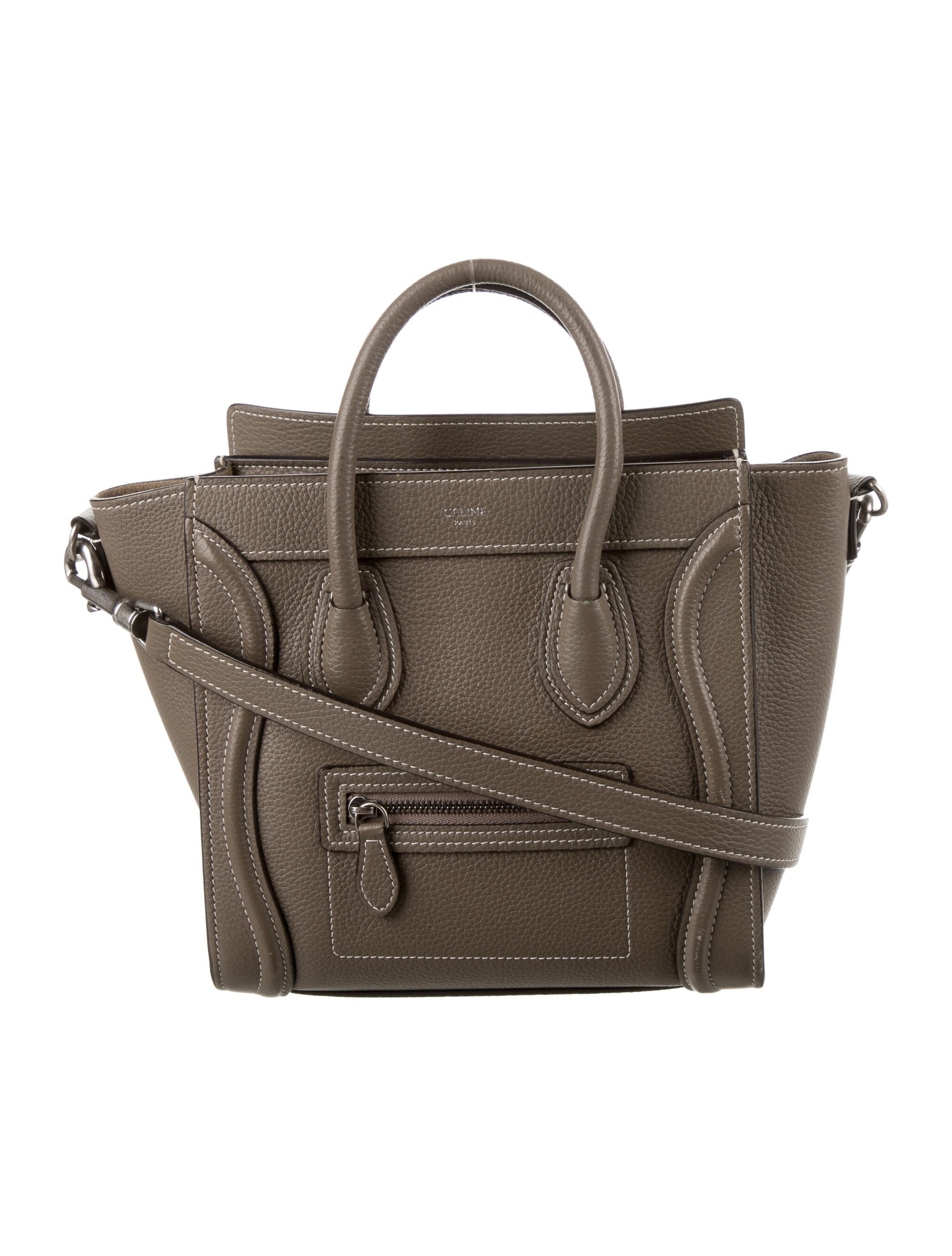 Celine Nano Luggage Tote - Neutrals Totes, Handbags - CEL239351 | The ...