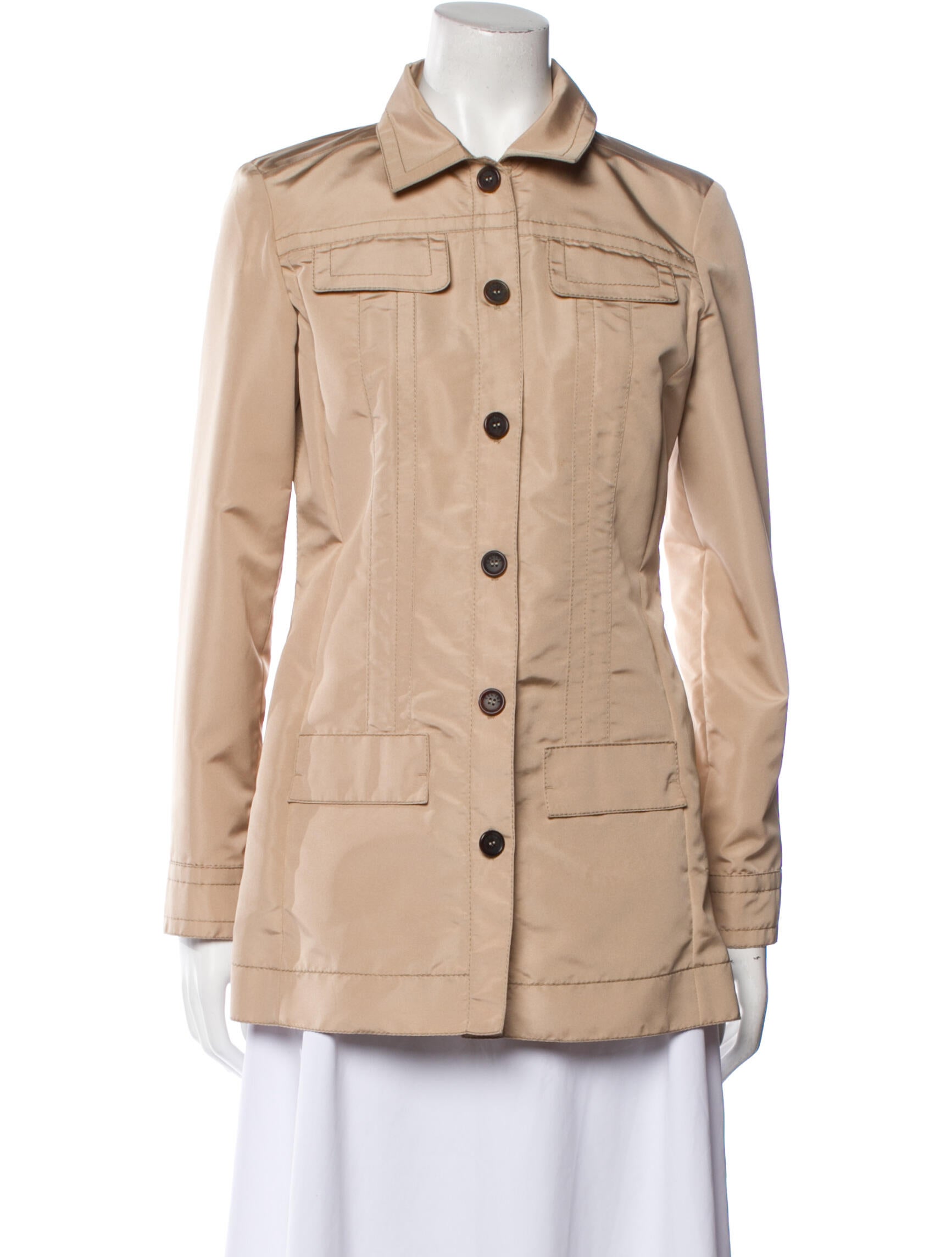 Celine Vintage Late 1990's - Early 2000's Utility Jacket - Neutrals ...