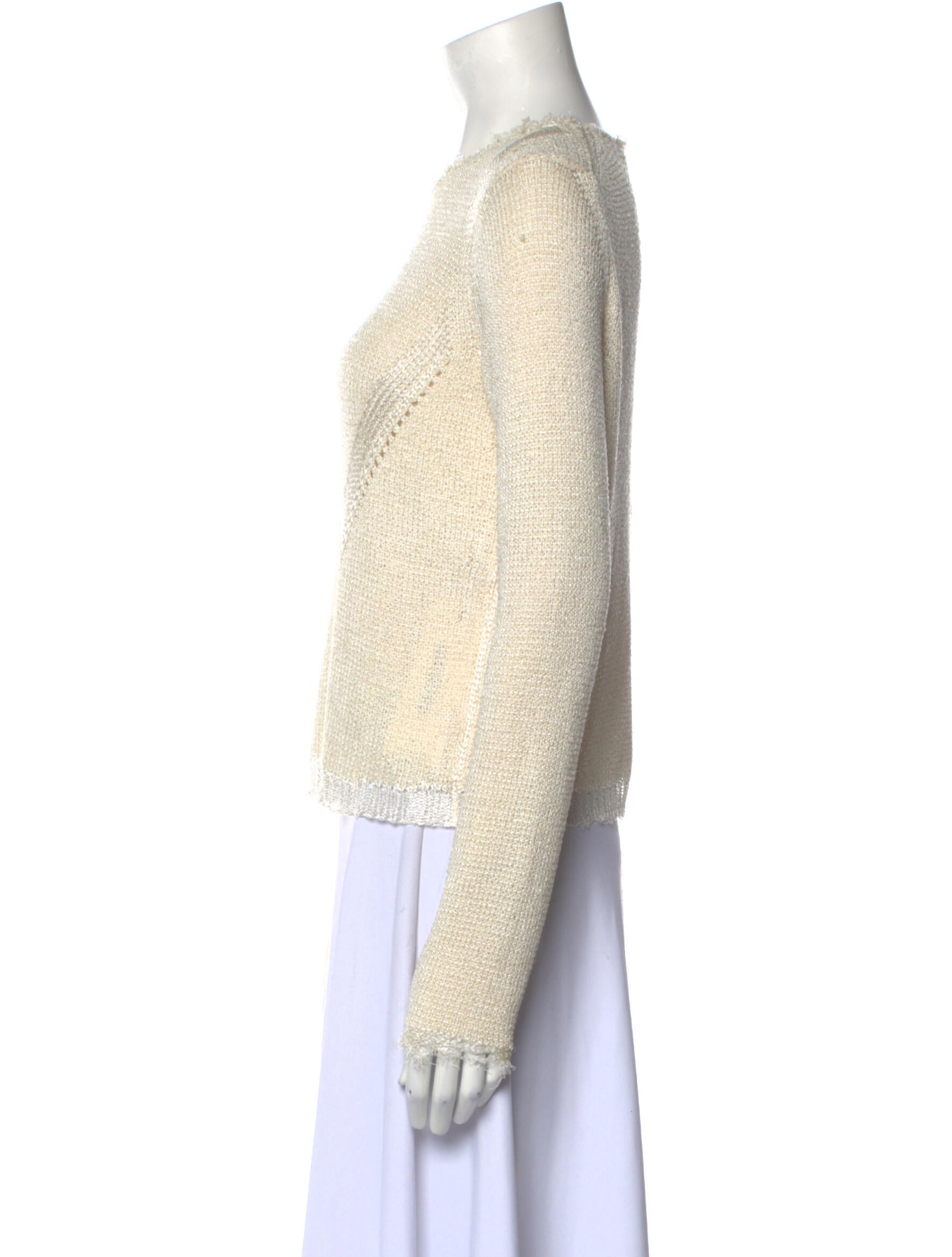 Celine Céline Convertible Knit Sweater - Neutrals Knitwear, Clothing ...