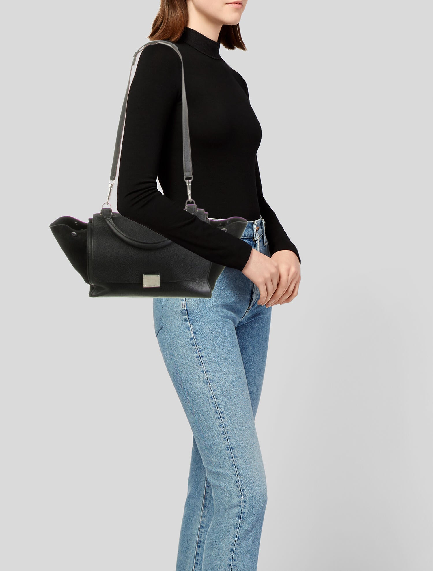 Celine Céline Small Stingray Box Bag - Black Shoulder Bags, Handbags ...