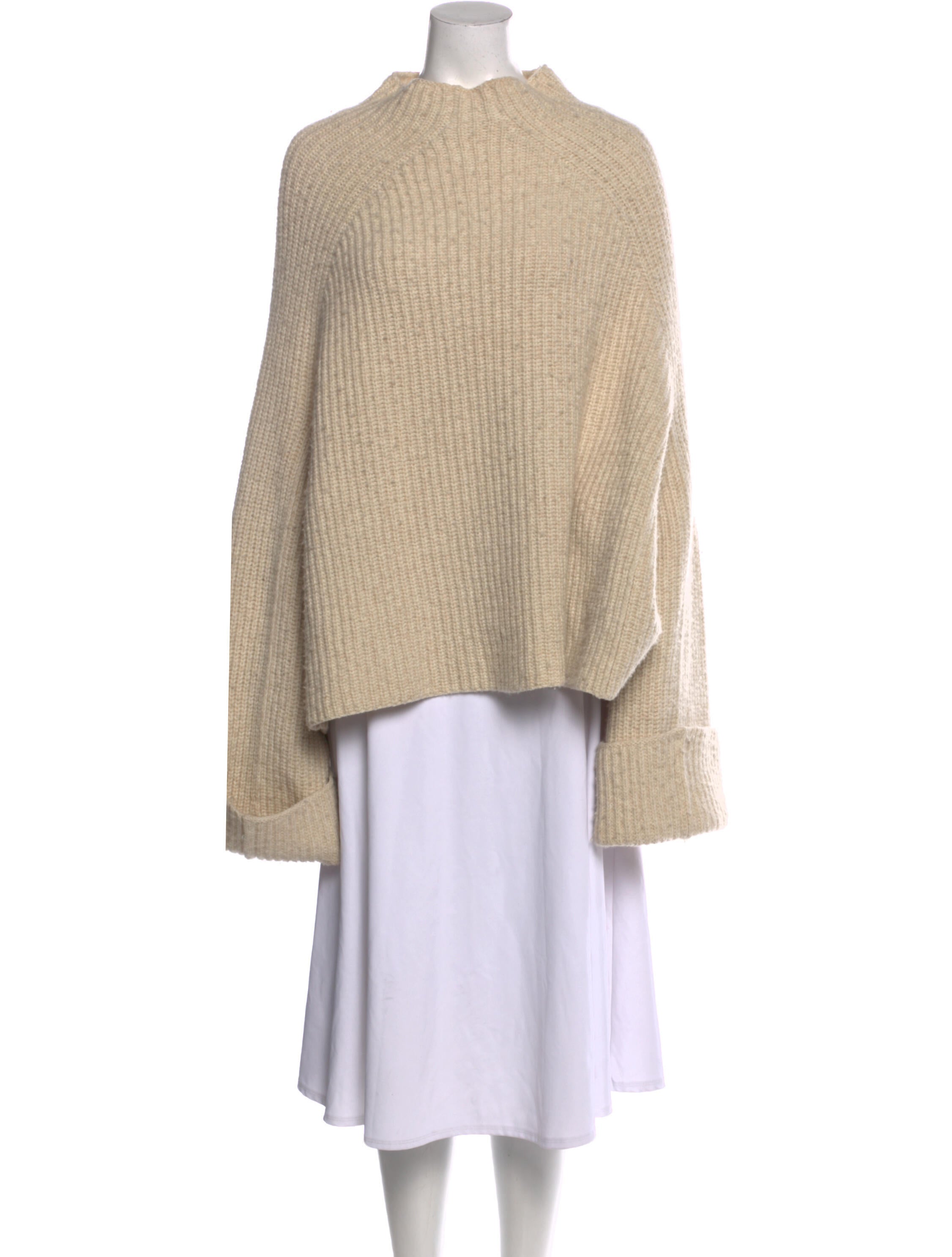 Celine Céline Convertible Knit Sweater - Neutrals Knitwear, Clothing ...