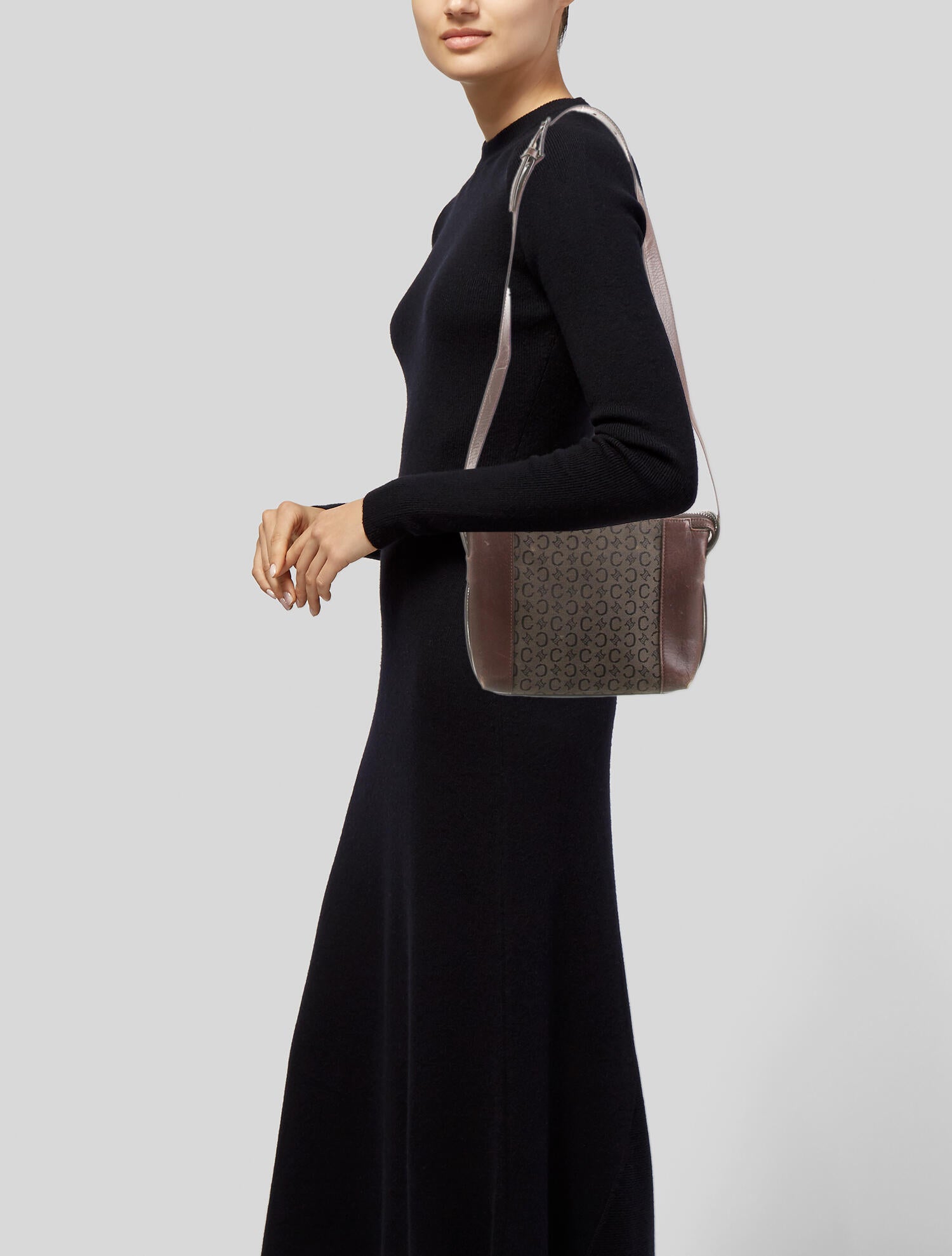 Celine Vintage Monogram Shoulder Bag - Brown Shoulder Bags, Handbags ...