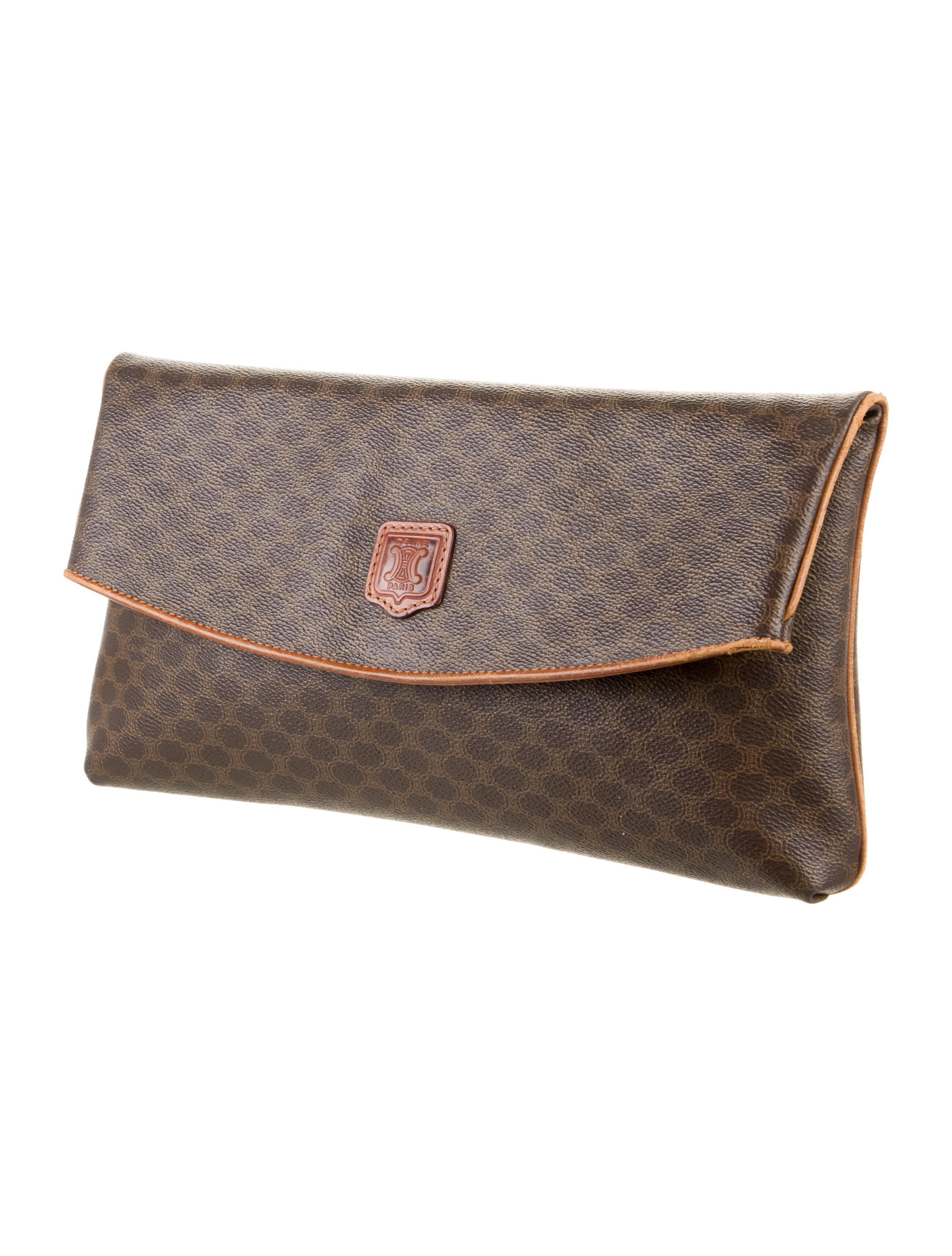 Celine Céline Pocket Clutch - Brown Clutches, Handbags - CEL32016 | The ...