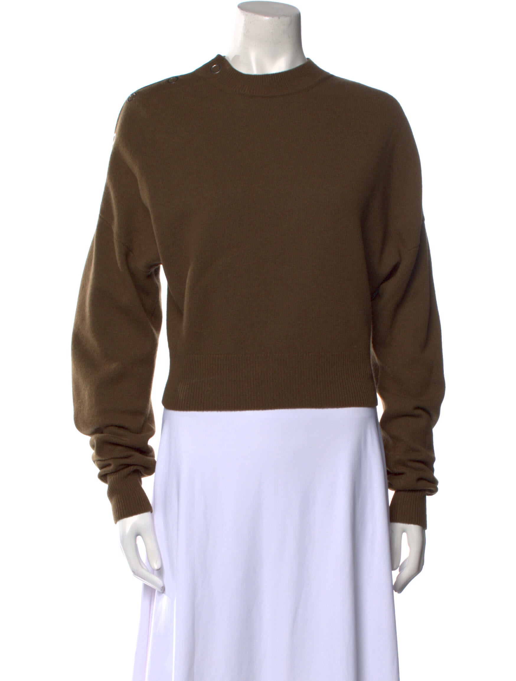 Celine Céline Convertible Knit Sweater - Neutrals Knitwear, Clothing ...