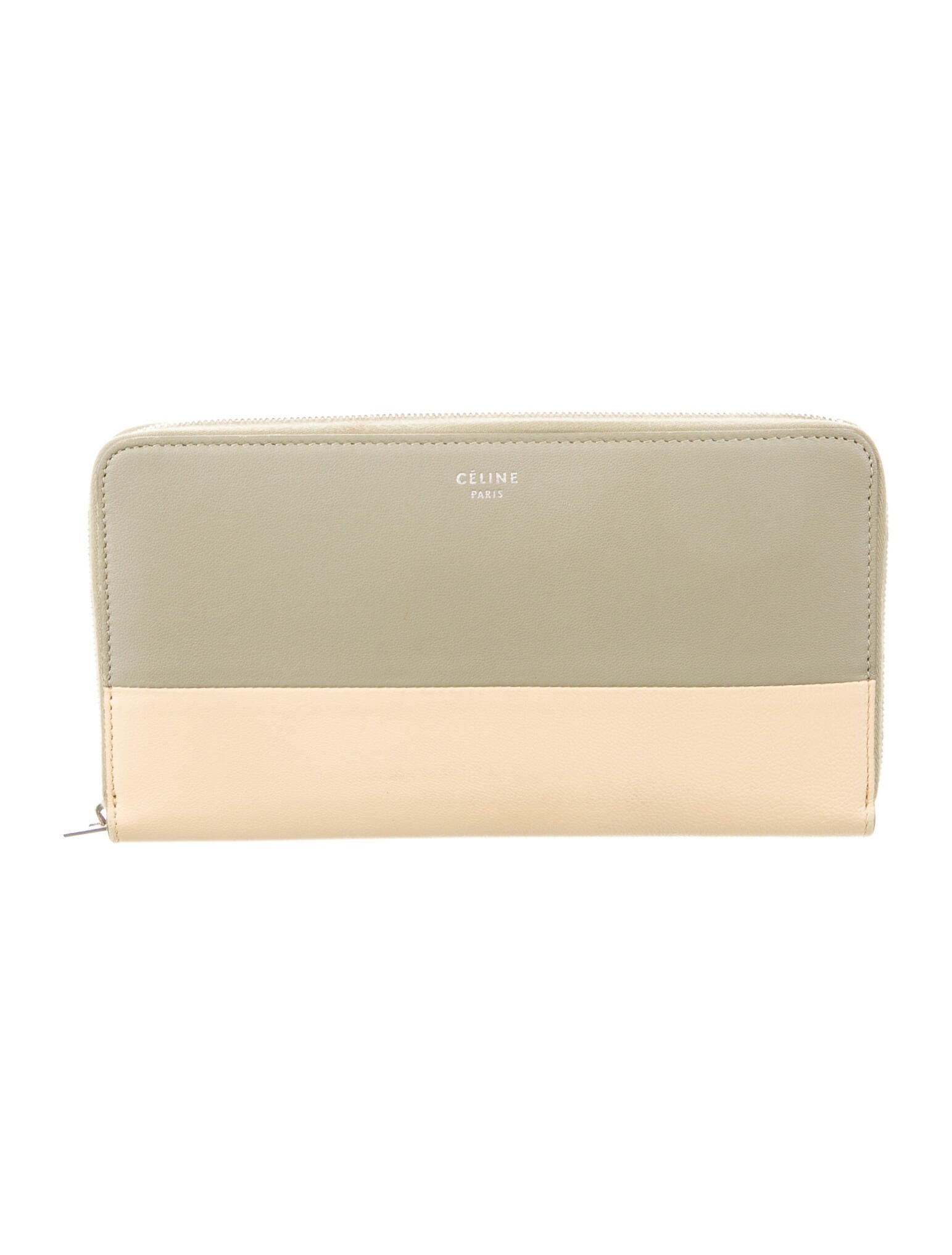 Celine 2017 Leather Continental Wallet - Green Wallets, Accessories ...