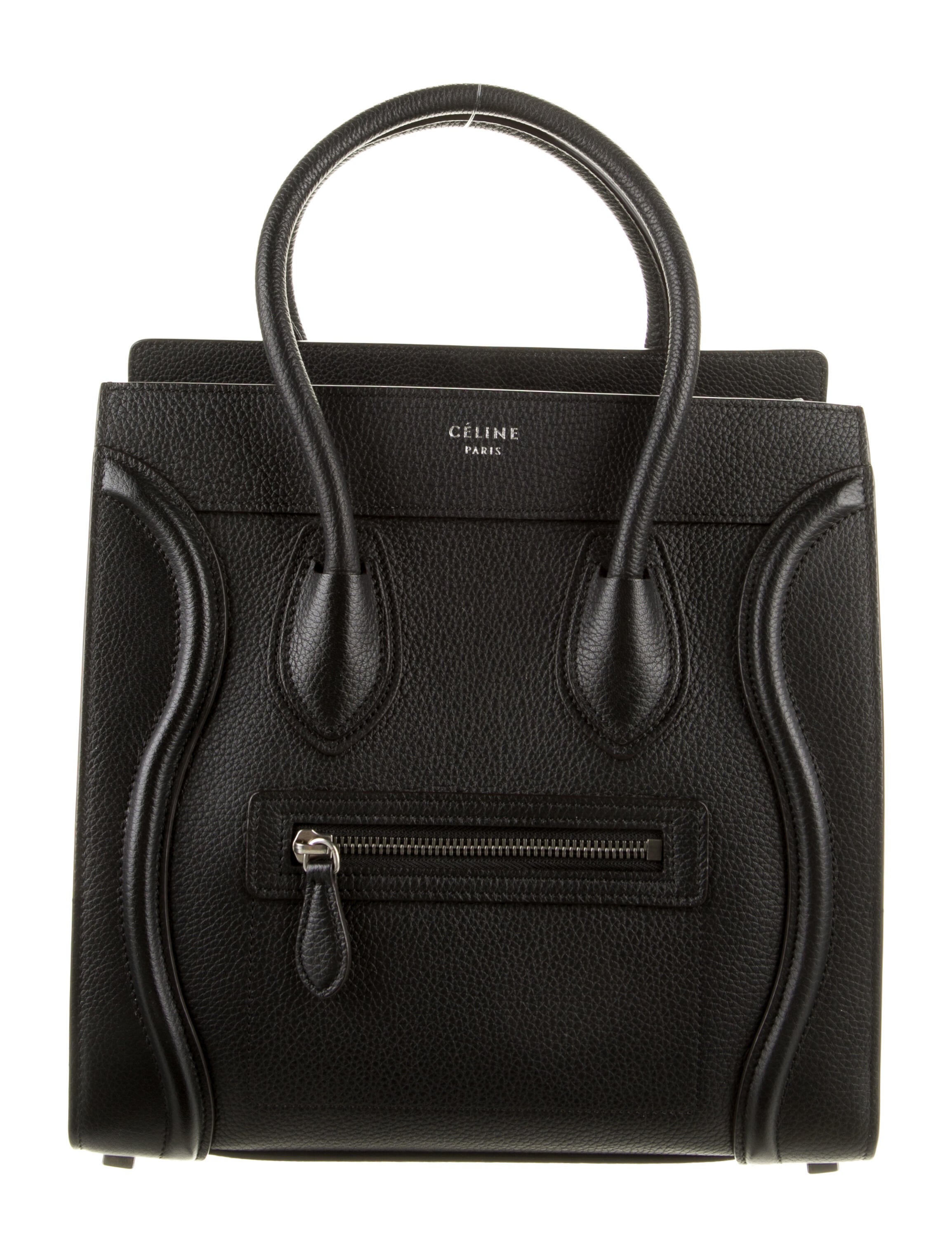 Celine Céline Mini Luggage Tote - Black Totes, Handbags - CEL31740 ...